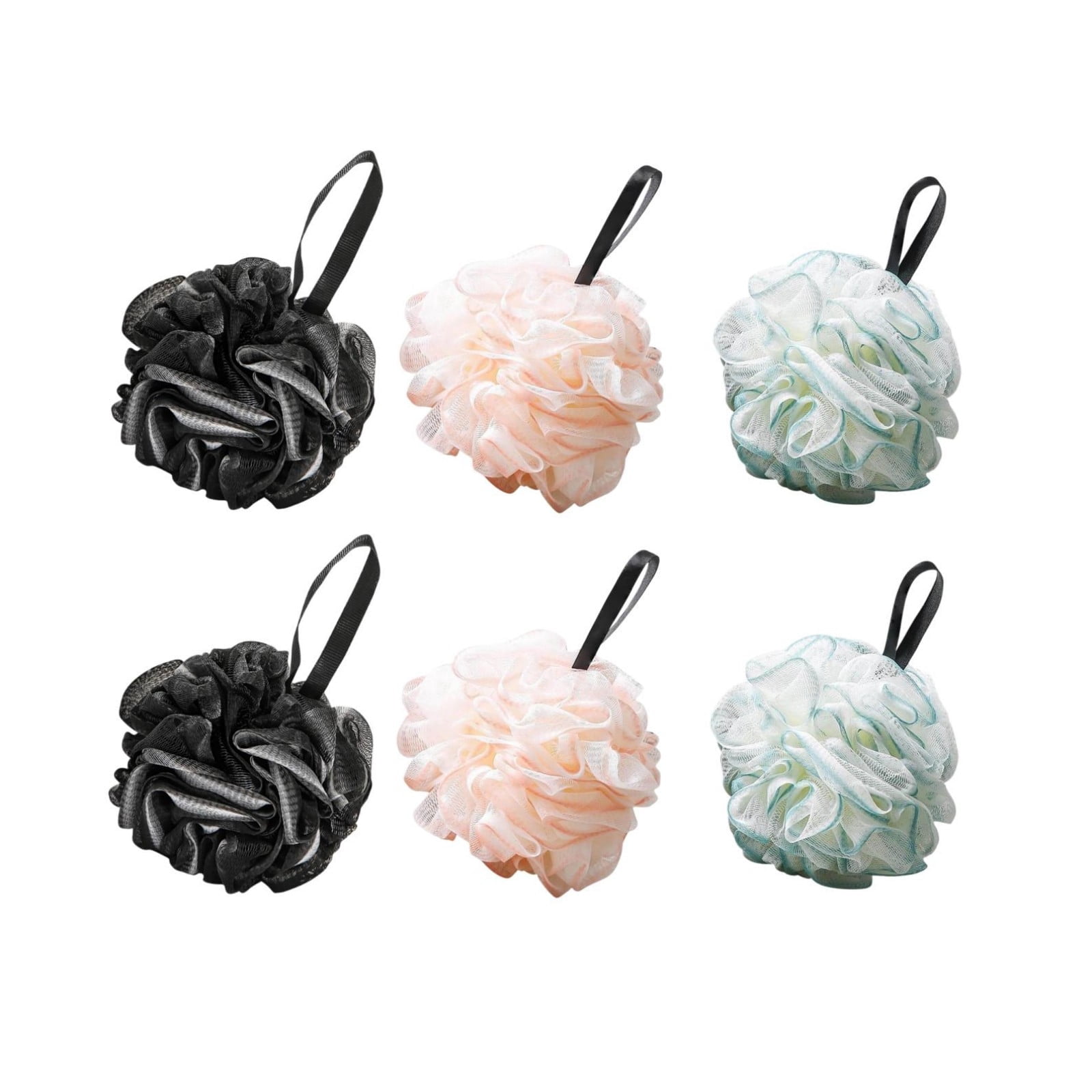Inerposs Shower Loofah Sponge – Exfoliating Body Bath Puff, Soft Mesh ...