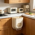 Inerposs Wall Mounted Folding Trash Can, Telescopic Hanging Trash Bin ...