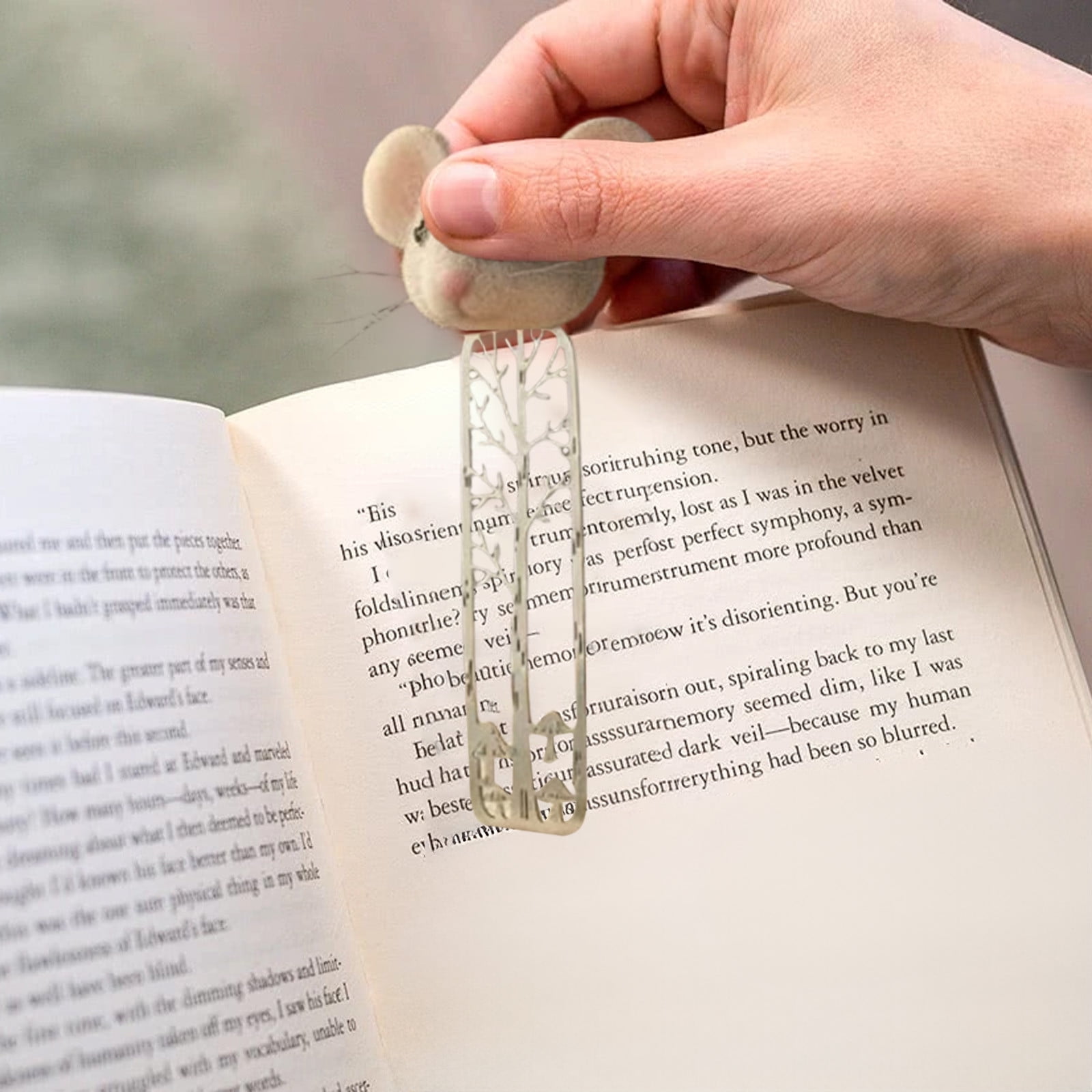 Inerposs Whimsical Forest Friend Bookmark, Cute Book Page Marker, Soft ...