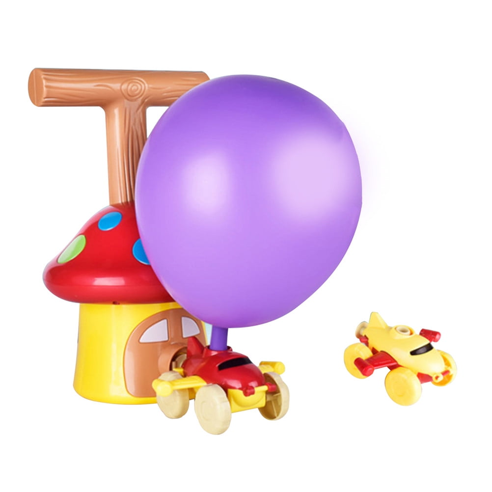 Inertia Balloon Powered Car Aerodynamics Fun Power Vehicle Toy Air ...