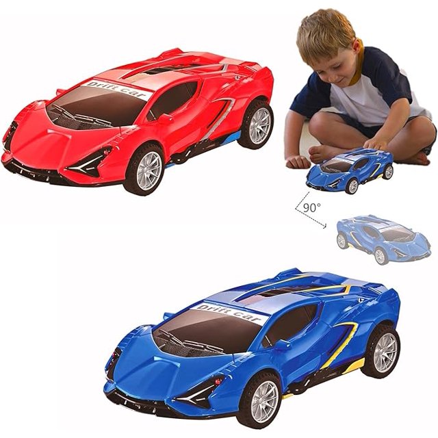 Inertia Drift Car Toy for Kids 3-6 Year Boys and Girls Model Car,2 Pack ...