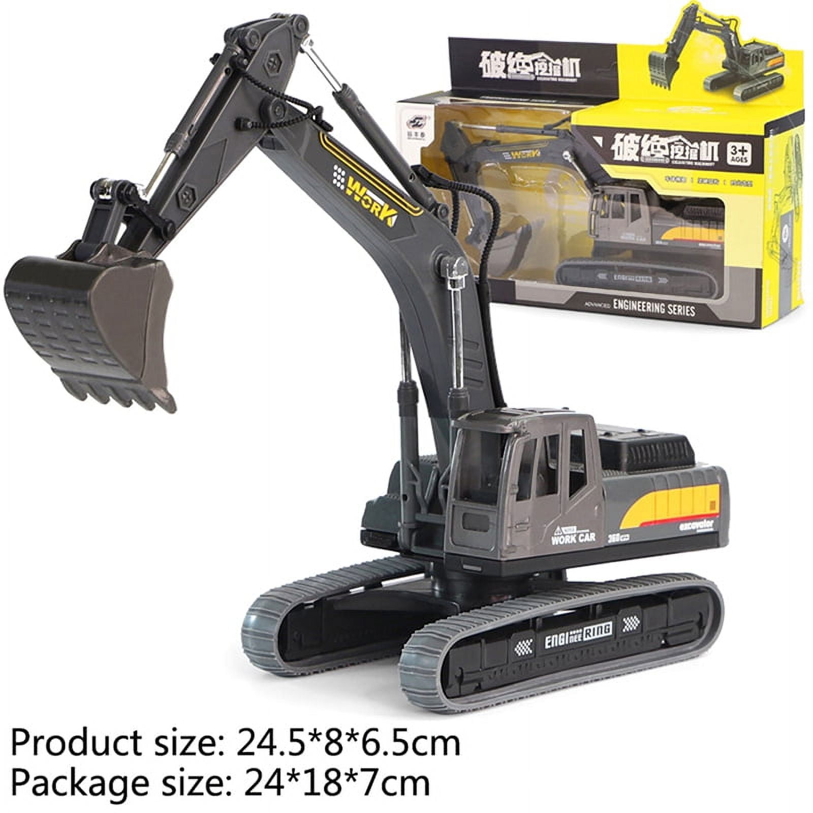 Inertia Excavator Model Engineering Vehicle Children Toy Gift - Walmart.com