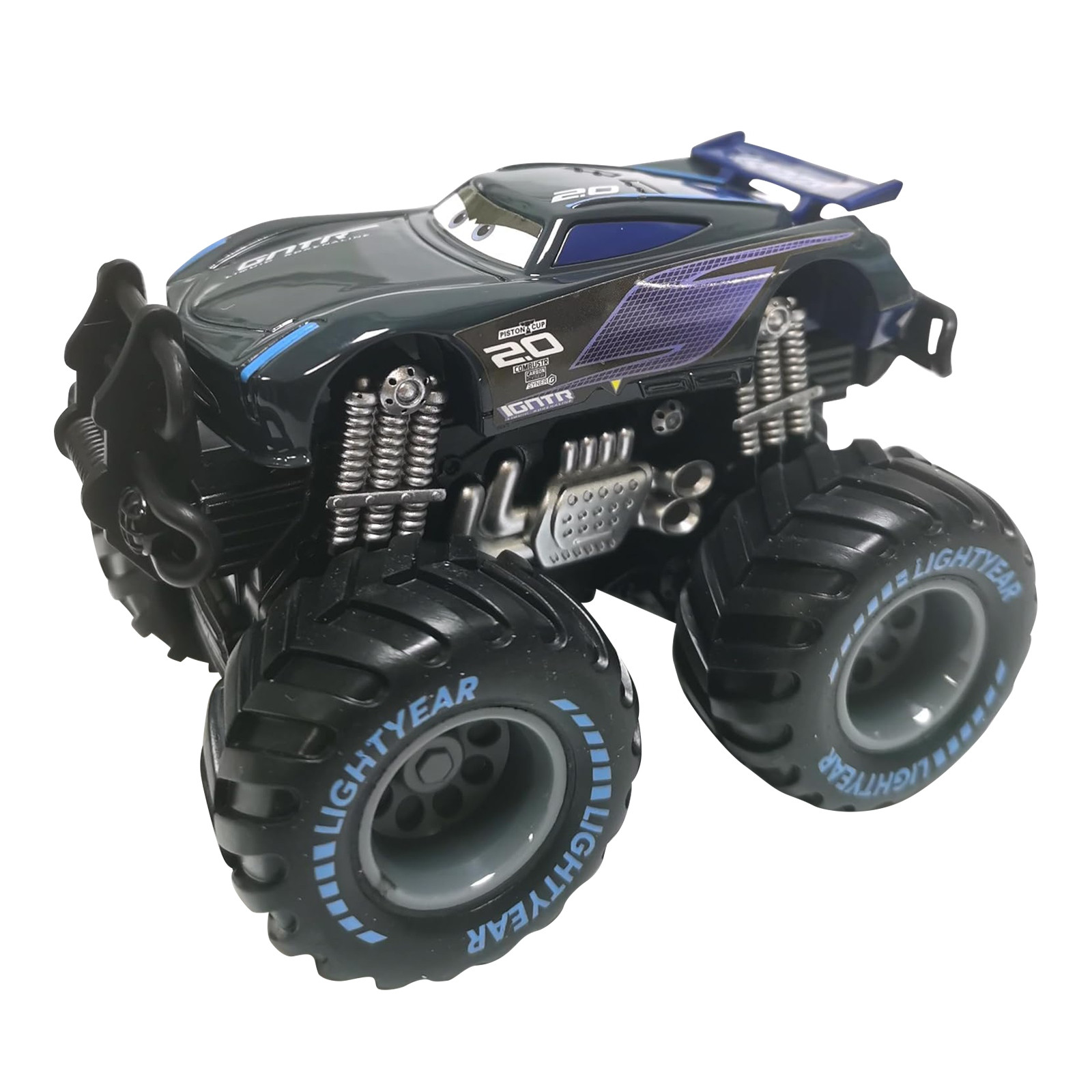 Inertia-Powered Off-Road Monster Truck Racing Collectible Speed Toy Car ...