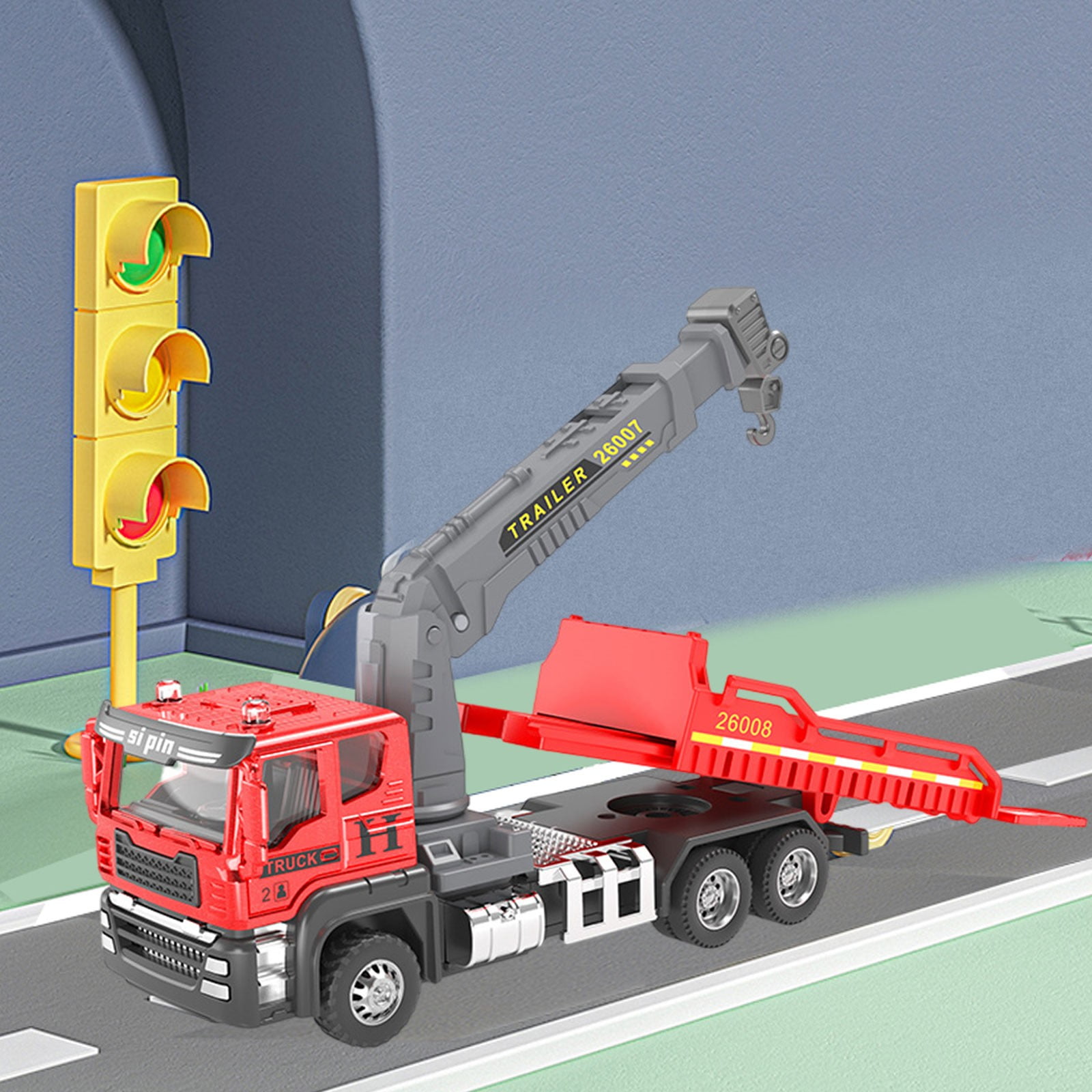 Inertial Alloy Engineering Vehicle Series For Boys Excavator Concrete ...