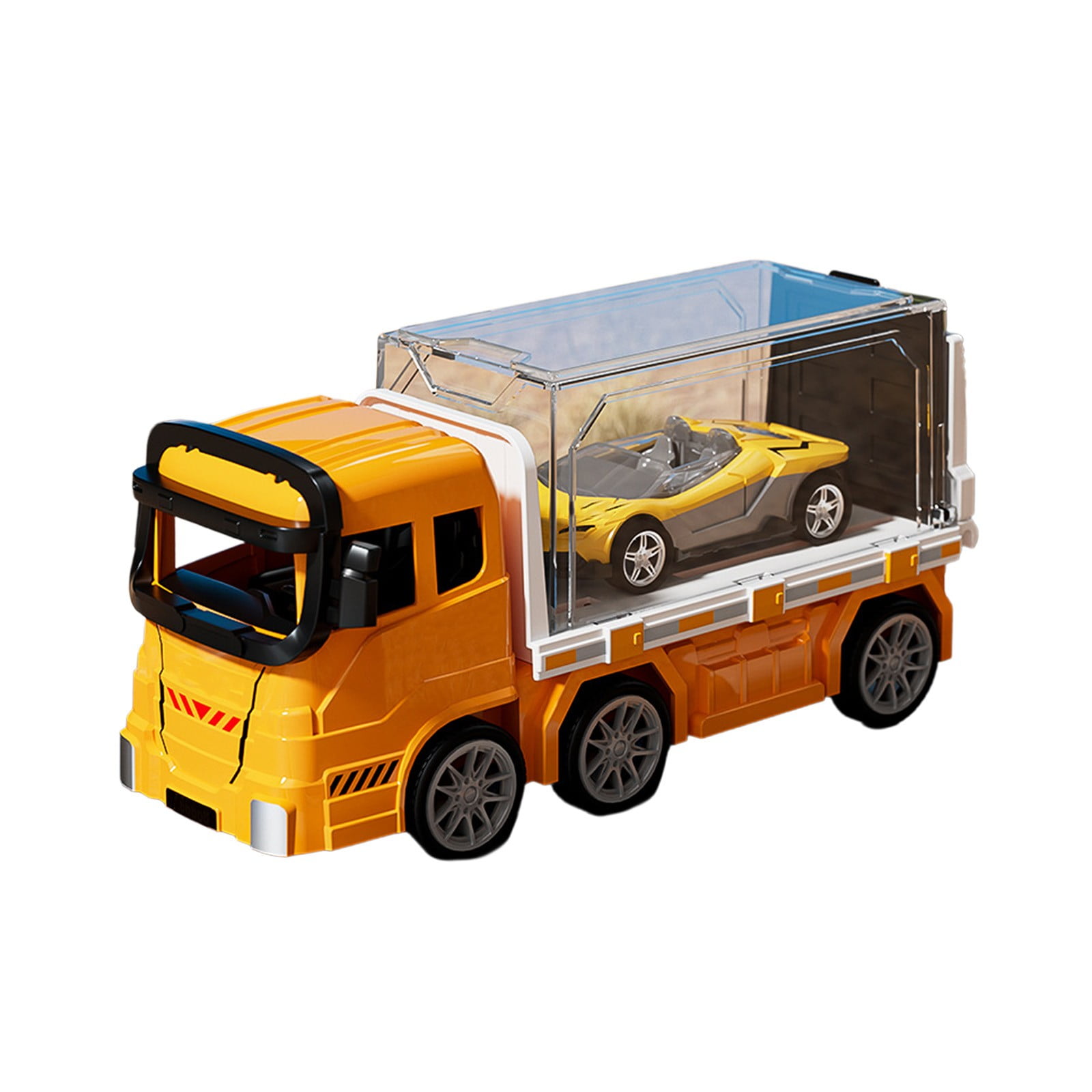 Inertial Container Truck Toy for Boys – Mini Alloy Flatbed Transport ...