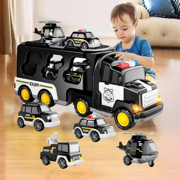 Inertial Engineering Model Car Toy Set, Construction Car Set with ...