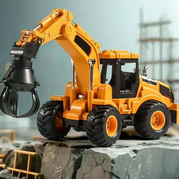 Inertial Imitation Engineering Vehicle, Toy Clip Machine Drilling Rig ...