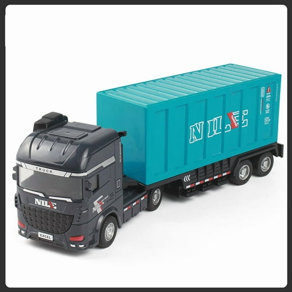 Inertial container truck container toy truck boy fence truck sanitation ...