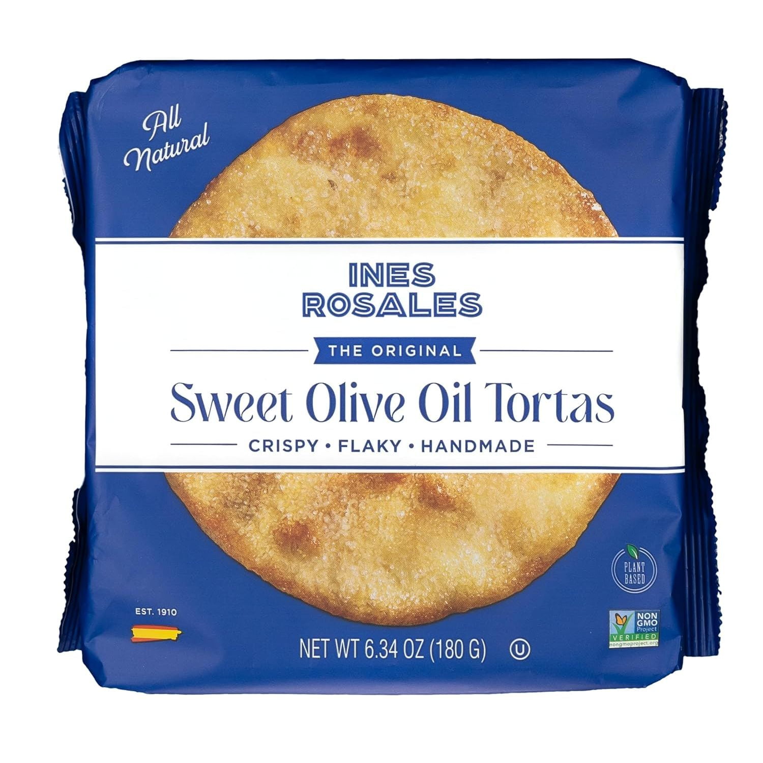 Ines Rosales Original Sweet Olive Oil Tortas ( Pack of 2) (Tortas de ...