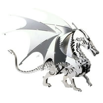 Piececool 3D Puzzles for Adults, Hellstrom Dragon Metal Model Building ...