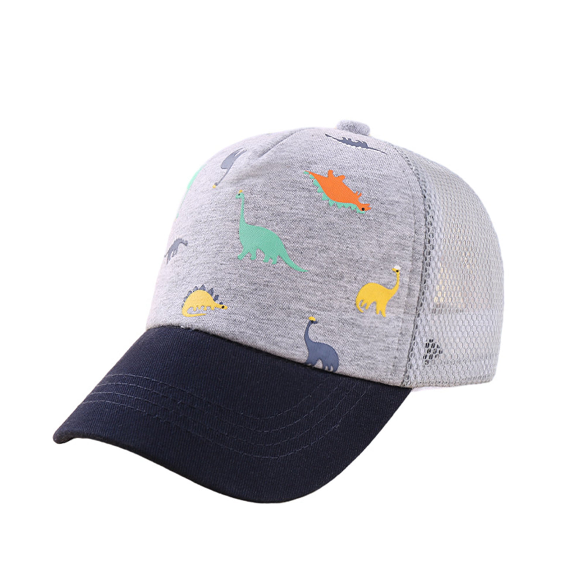 Inevnen Baby Boy Baseball Cap Cute Dinosaur Print Trucker Hat Summer Beach Sun Hat for Toddler ...