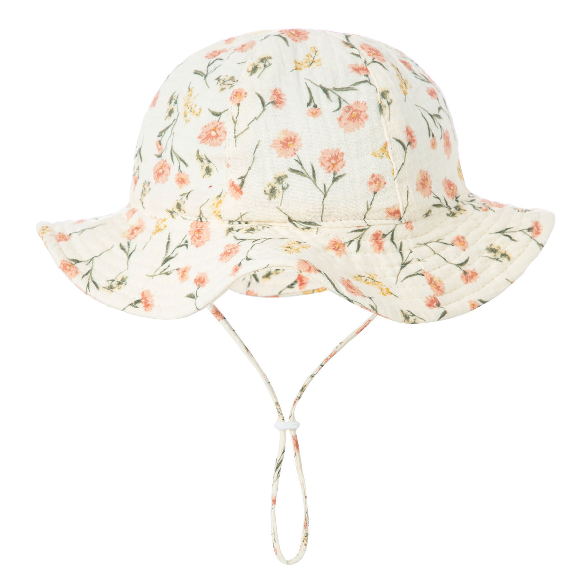 Inevnen Baby Bucket Hat Sun Protection Infant Wide Brim Fisherman ...