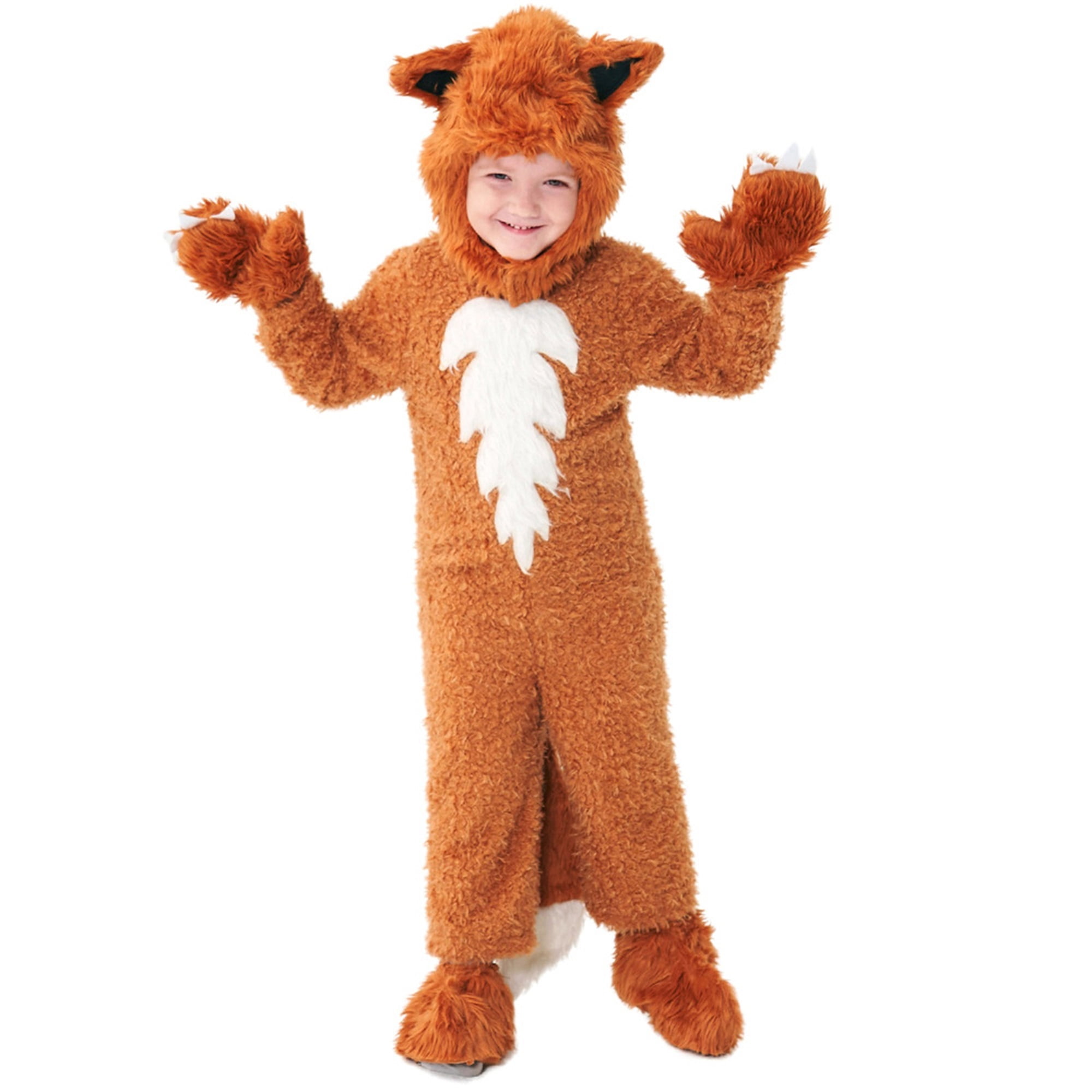Inevnen Boy Girl Fox Costume Outfits, Long Sleeved Jumpsuit with Hat ...