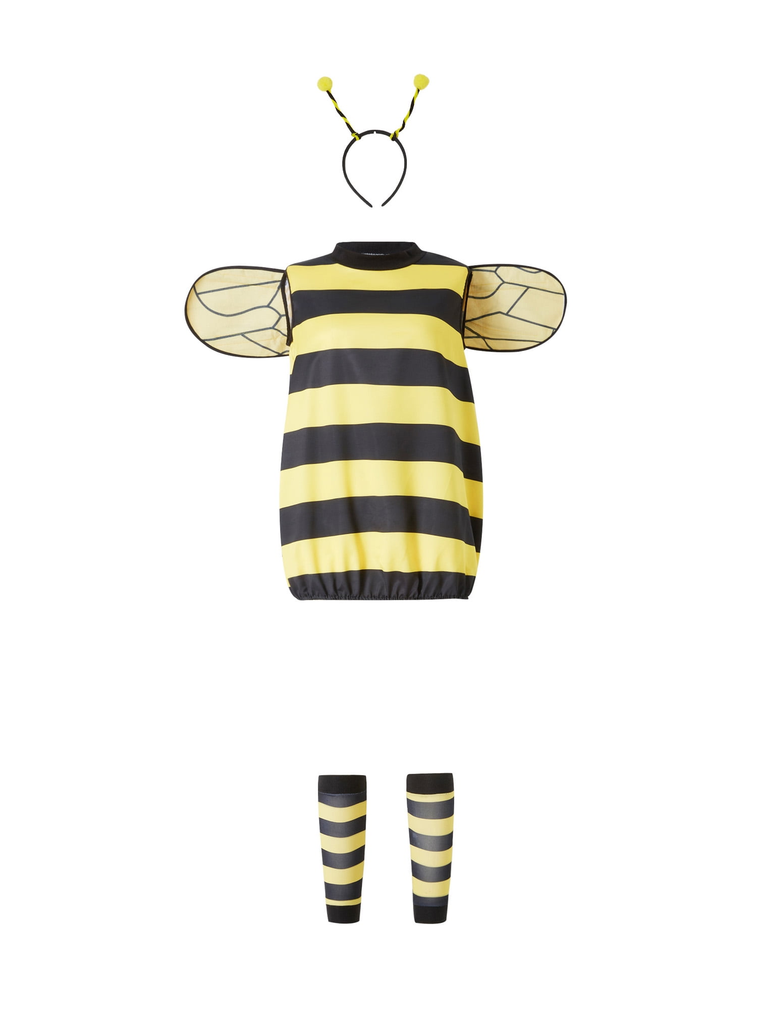 Inevnen Bumble Bee Costume Adult with Head Piece Halloween Costume Cute ...