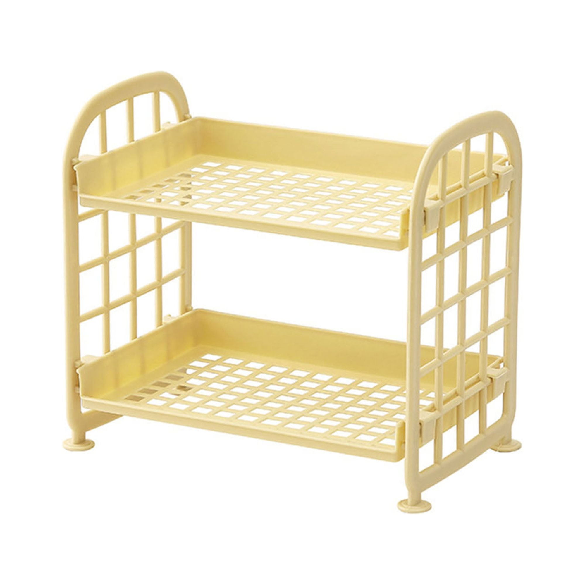 Inevnen Desktop Rack Cosmetic Stationery Storage Holder, 2-Tier ...