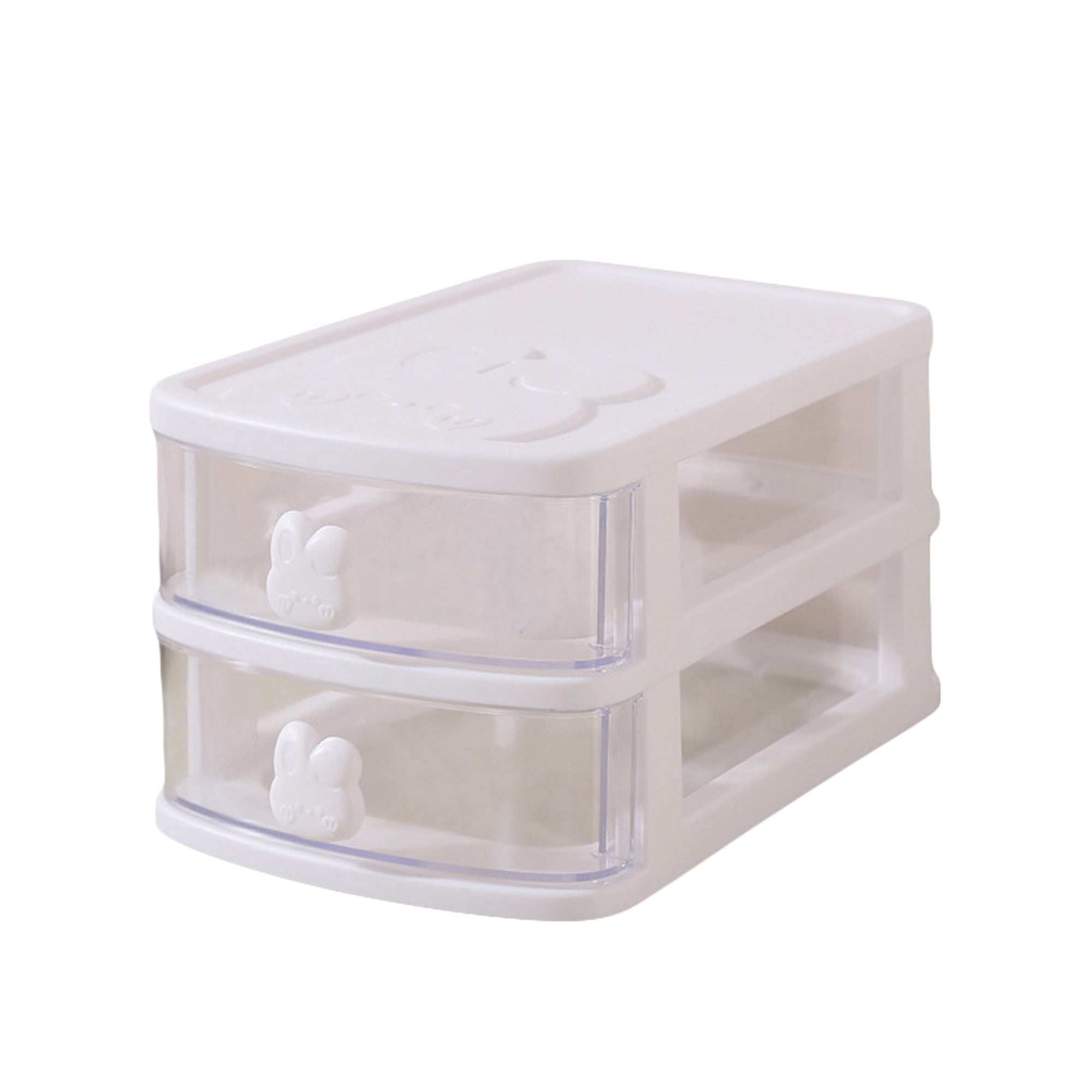 Inevnen Desktop Storage Drawers Desk Organizer with Drawers, Clear ...