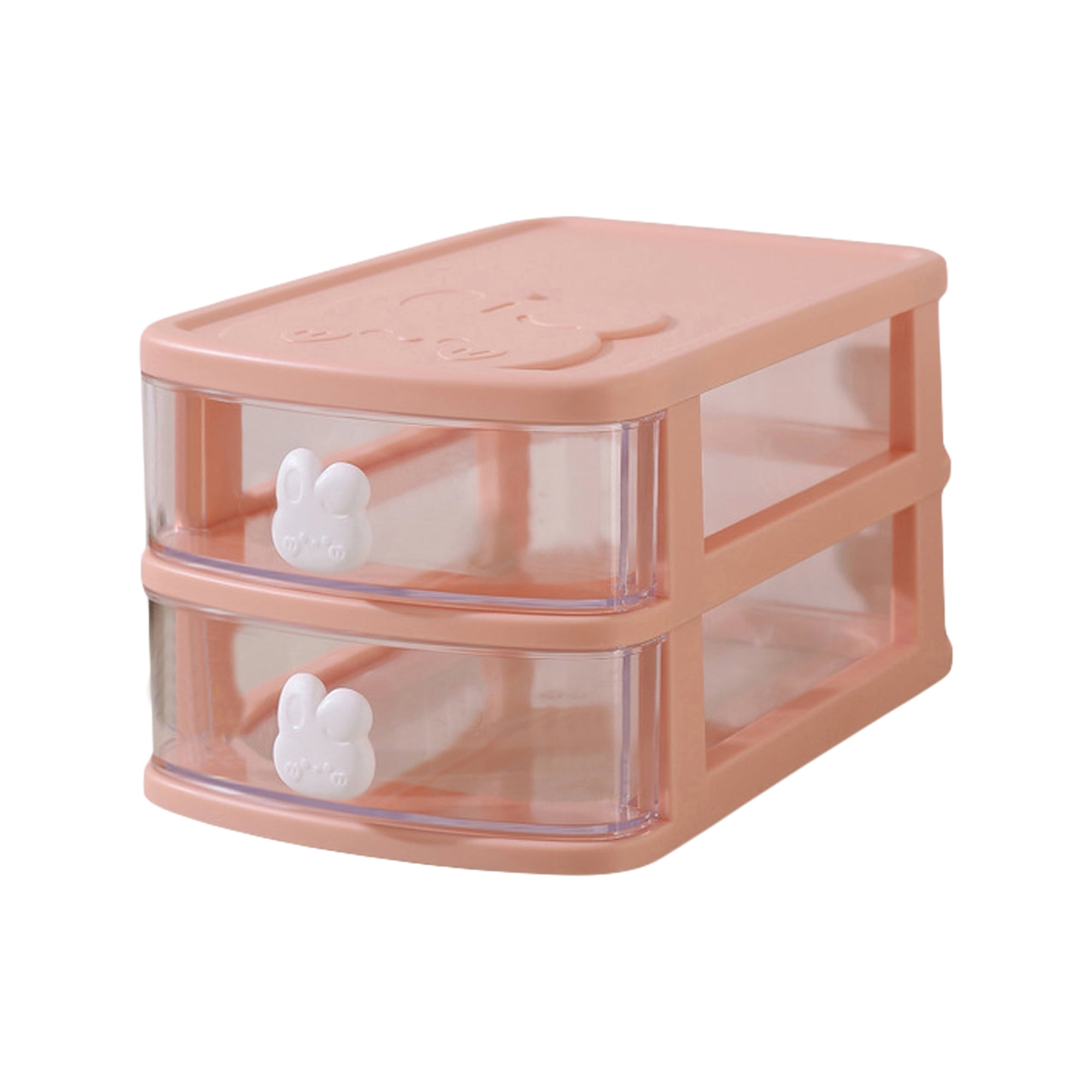 Inevnen Desktop Storage Drawers Desk Organizer with Drawers, Clear ...