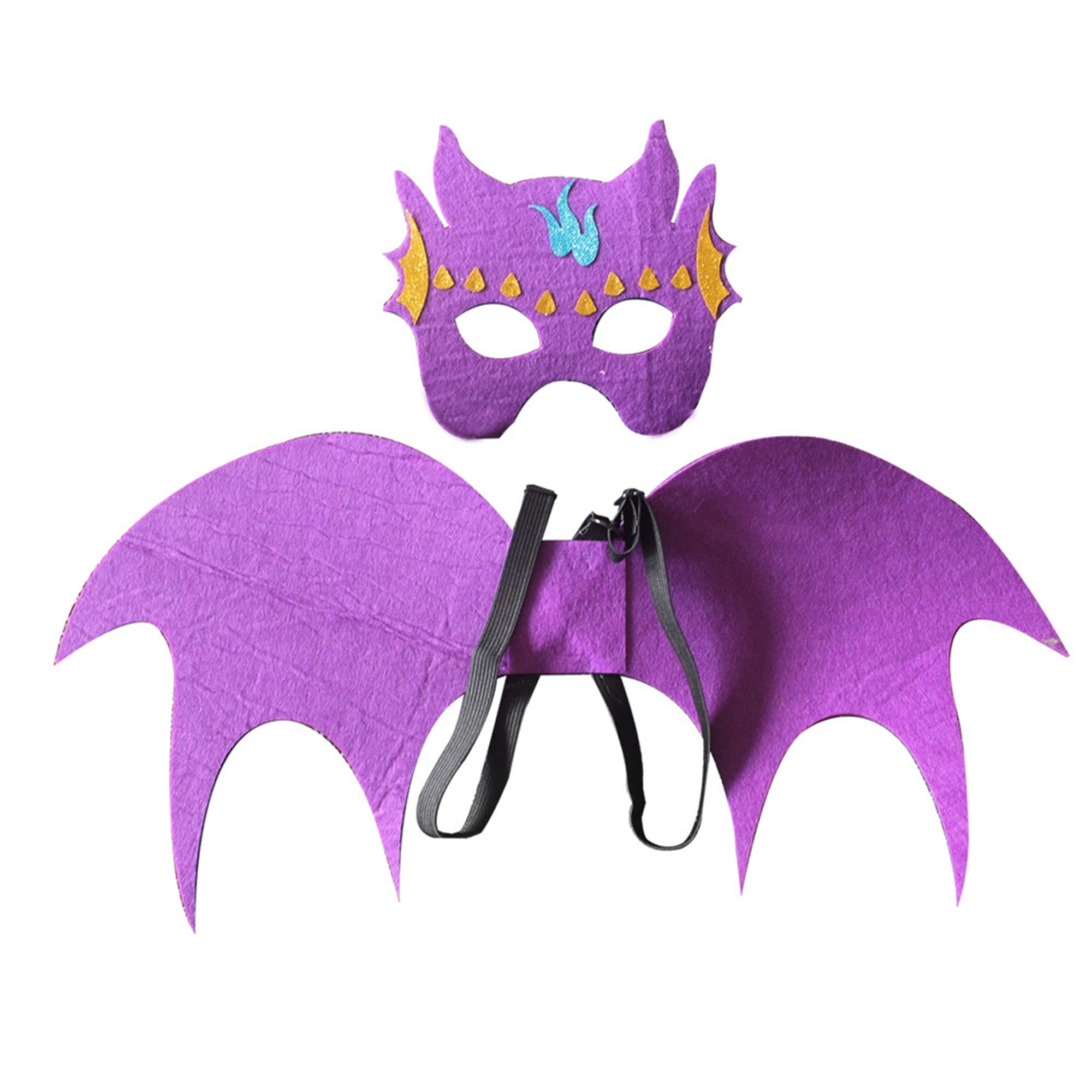 Inevnen Dragon Costumes Devil Wings and Facewear Sets for Boys Girls ...