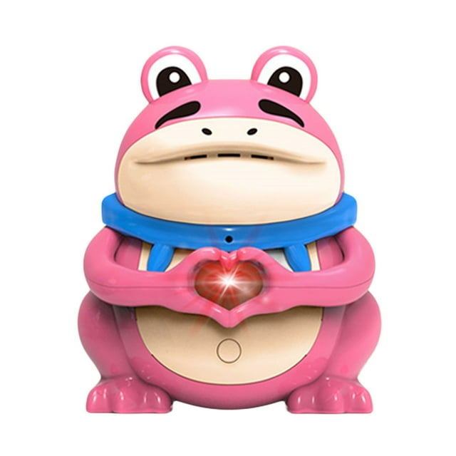 Inevnen Electric Frog Toy LED Light Recording Playback Interactive ...