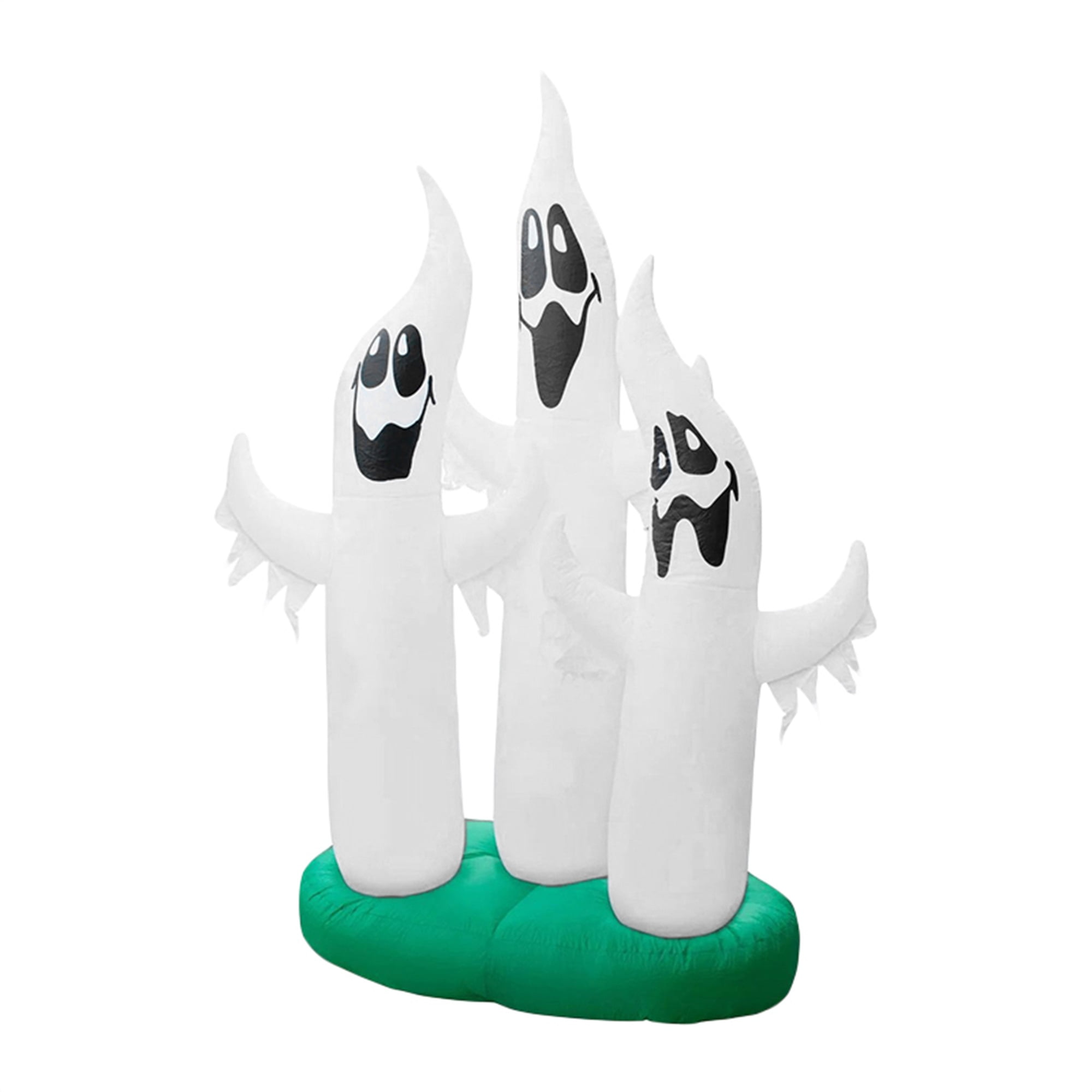 Inevnen Ghost Halloween Decor Light-up Inflatable Outdoor Party Favor ...