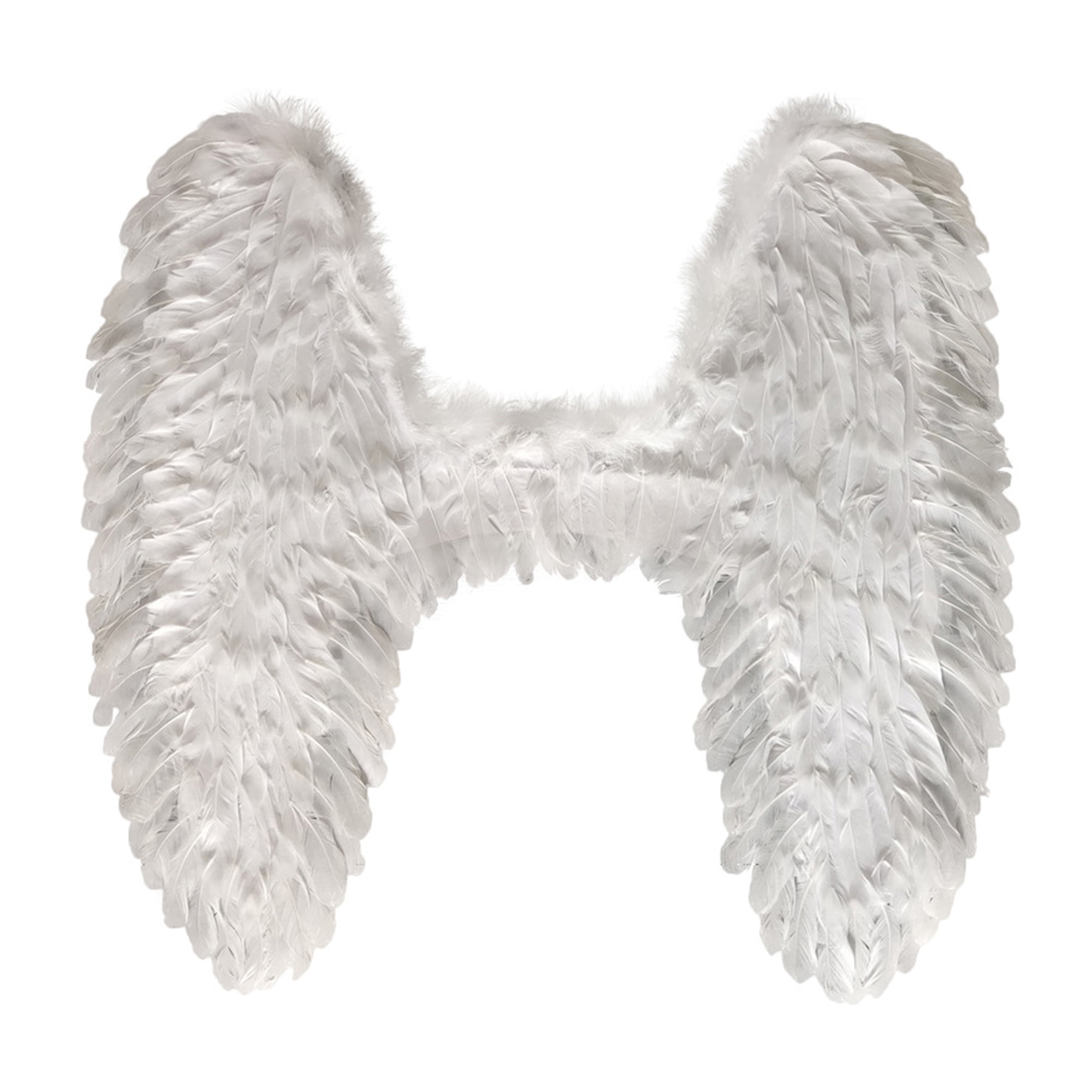 Inevnen Girls Angel Wings Set, White Fairy Wings Halo Hair Hoop Magic ...