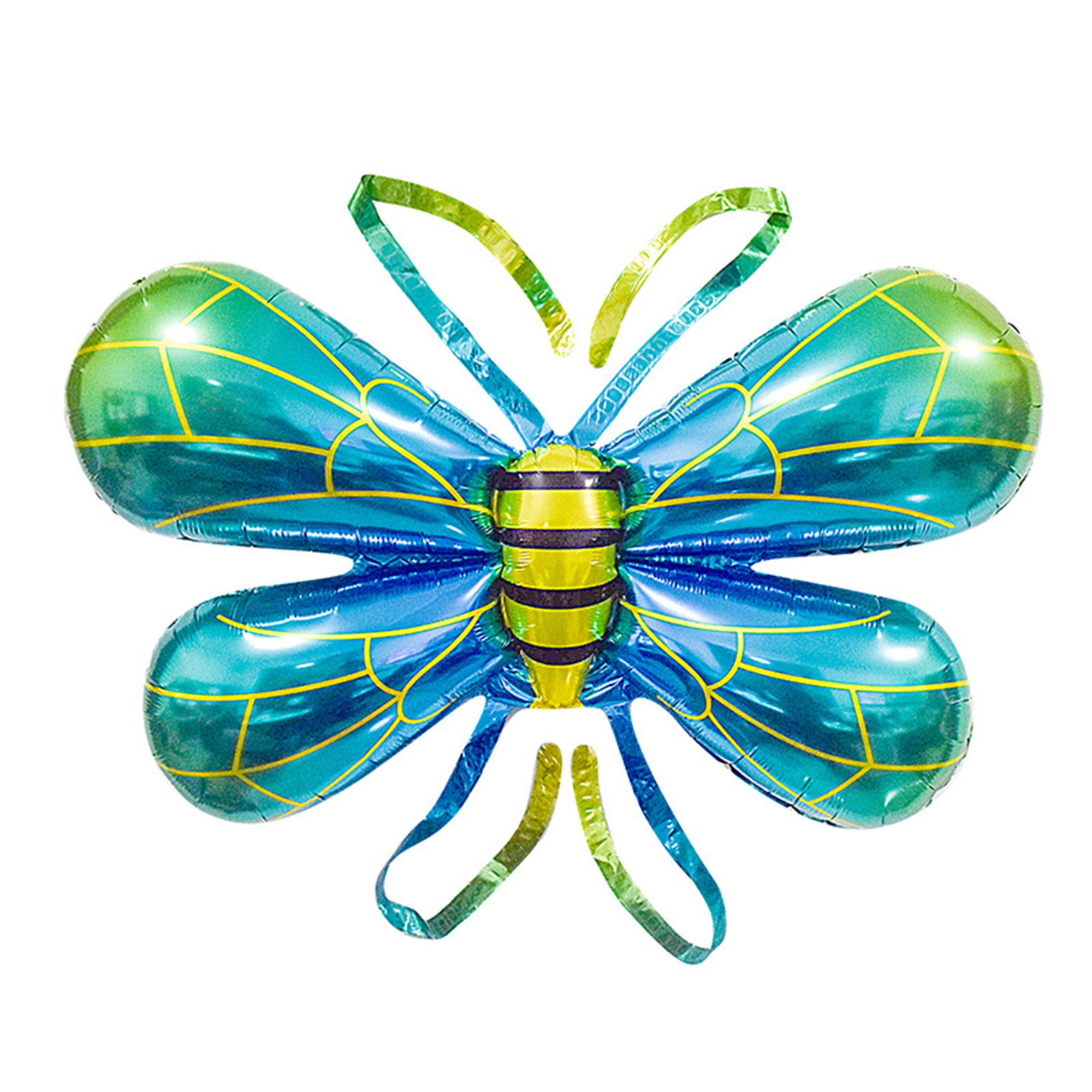 Inevnen Glowing Butterfly Wings Balloons for Kids Girls, Angel Rocket ...