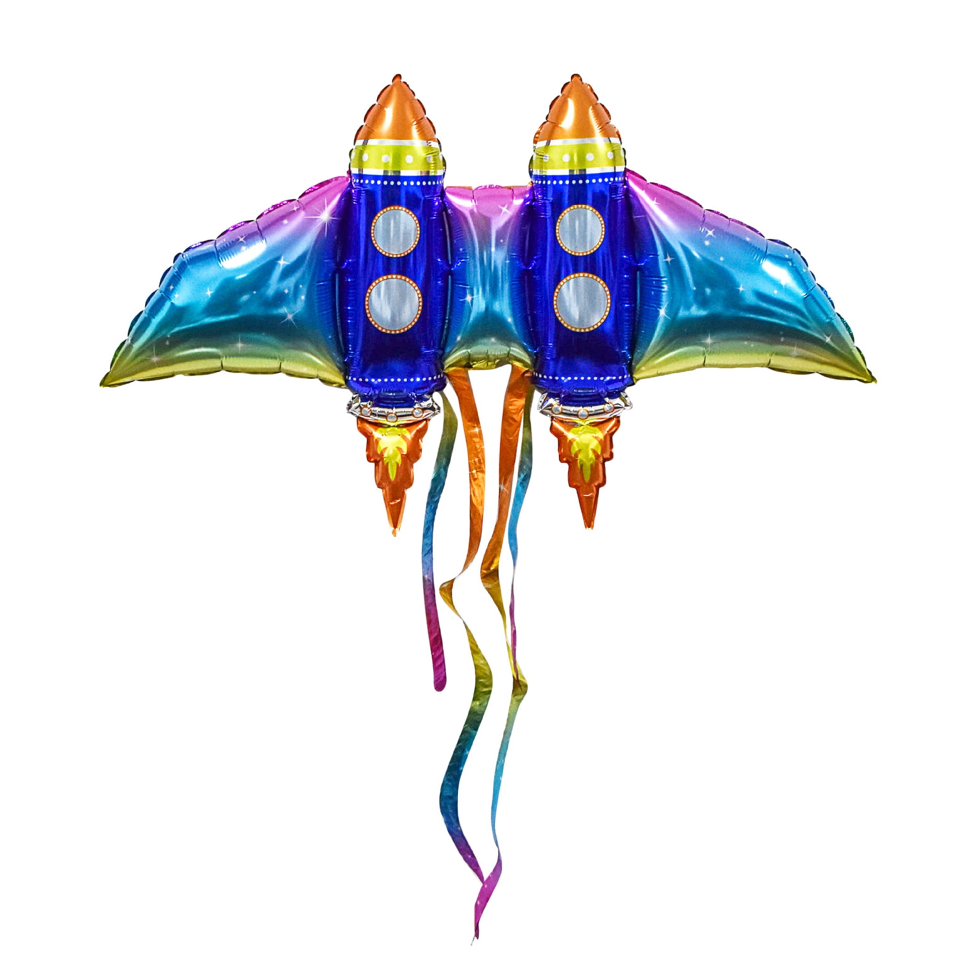 Inevnen Glowing Butterfly Wings Balloons for Kids Girls, Angel Rocket ...