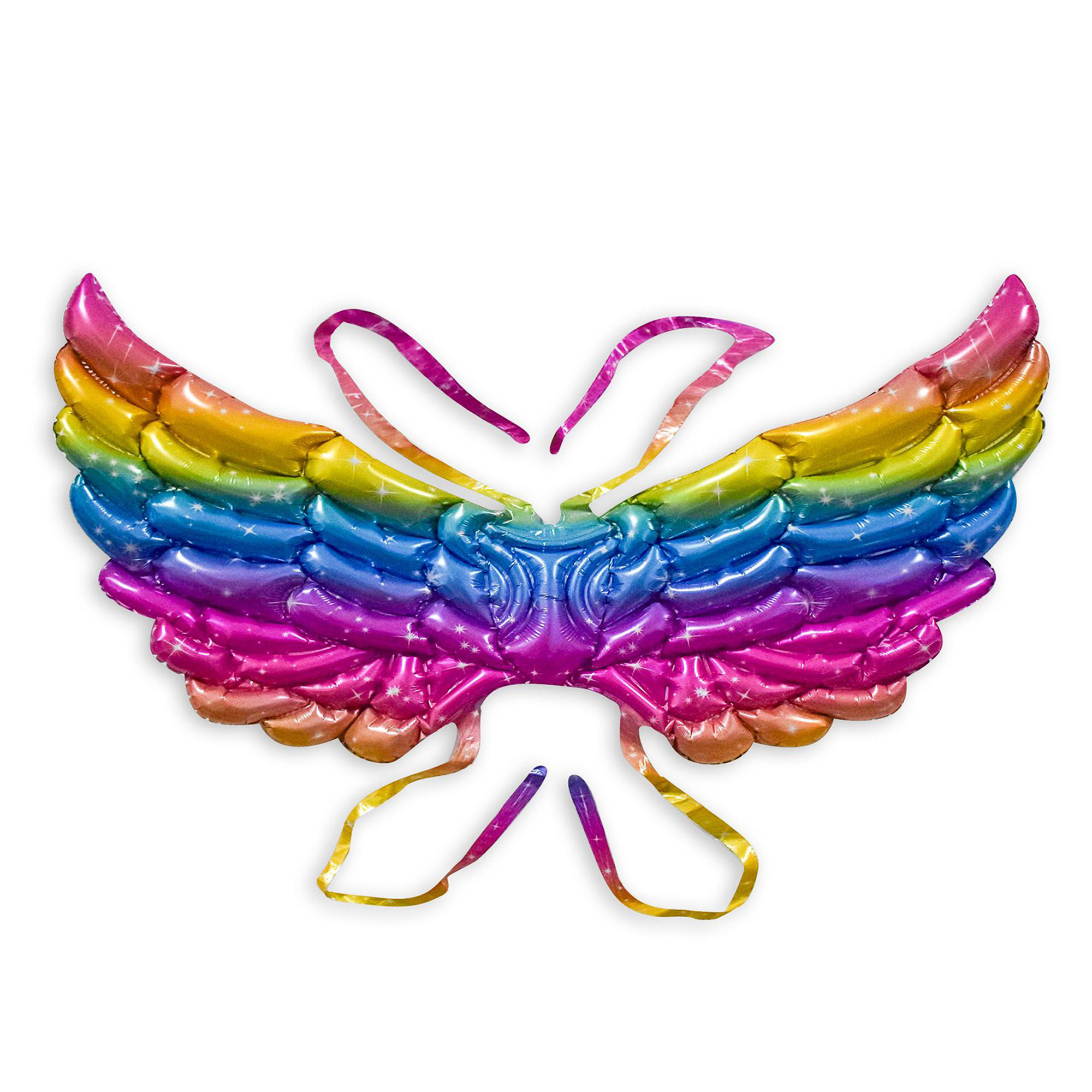 Inevnen Glowing Butterfly Wings Balloons for Kids Girls, Angel Rocket ...