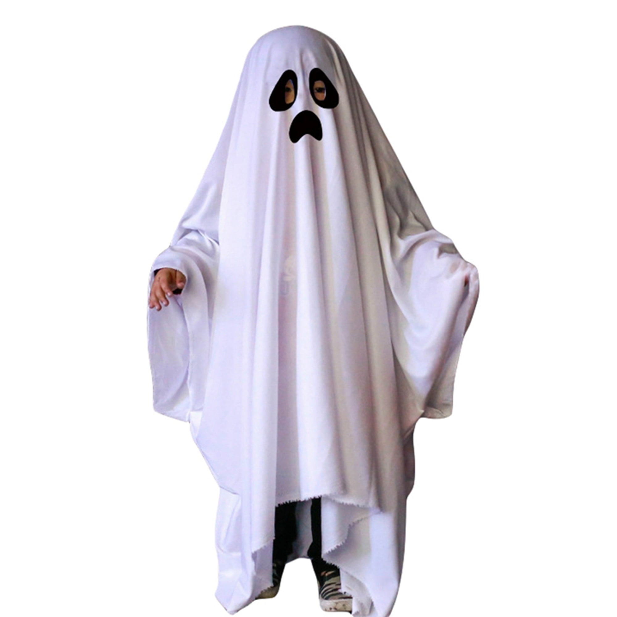 Inevnen Halloween Ghost Costume, Spooky Ghost Cloak Party Prop for Kids ...