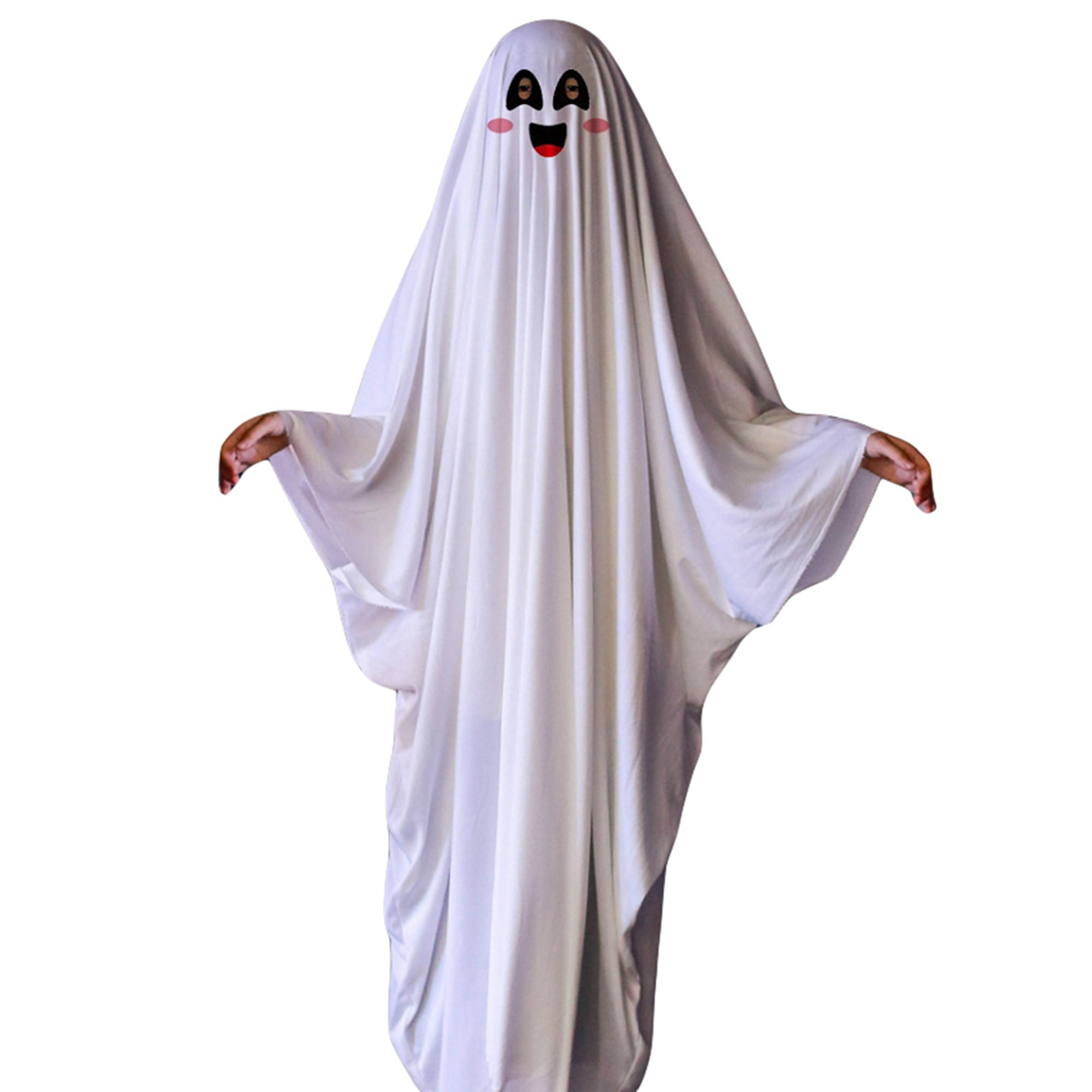 Inevnen Halloween Ghost Costume, Spooky Ghost Cloak Party Prop for Kids ...