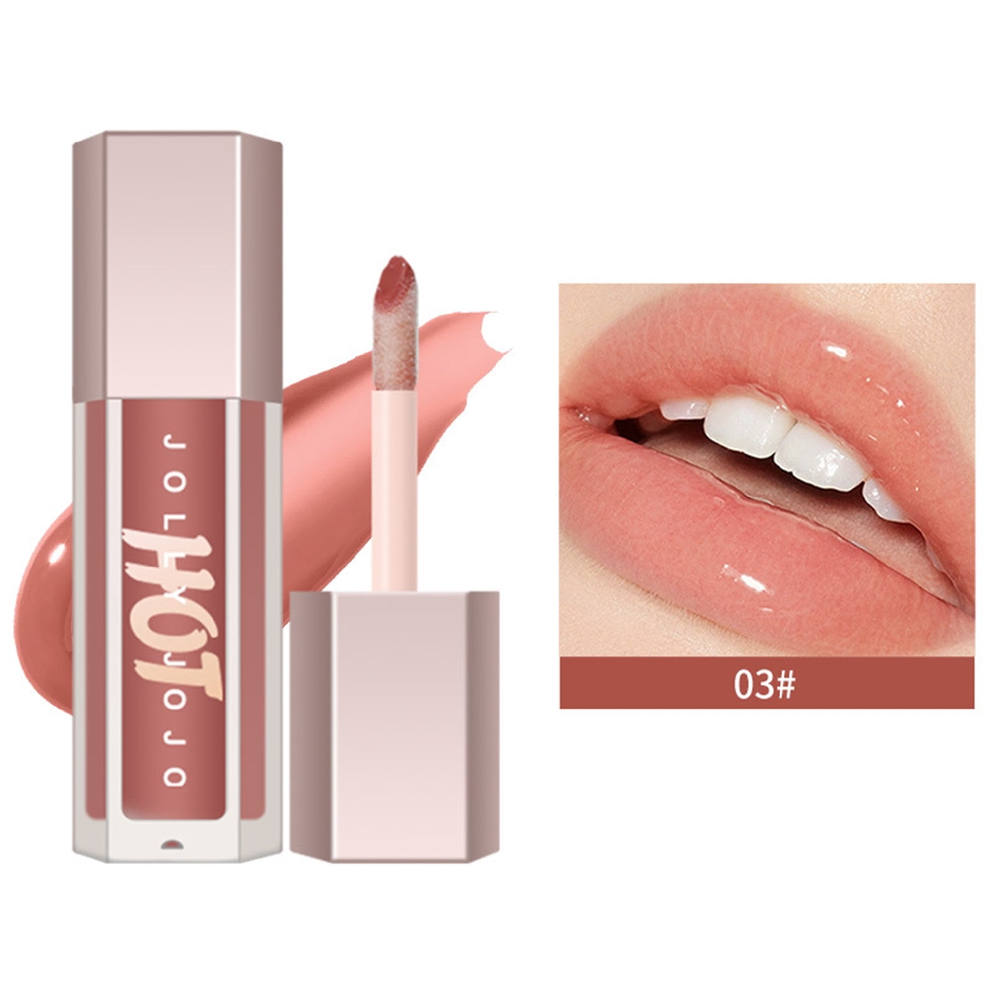 Inevnen Hydrating Tinted Lip Balm, Glossy Lip Balm Plumper, Clear Long ...