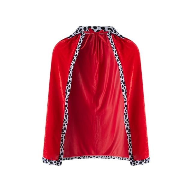 Inevnen King Cloak Costume with Leopard Print Patchwork, Adjustable ...