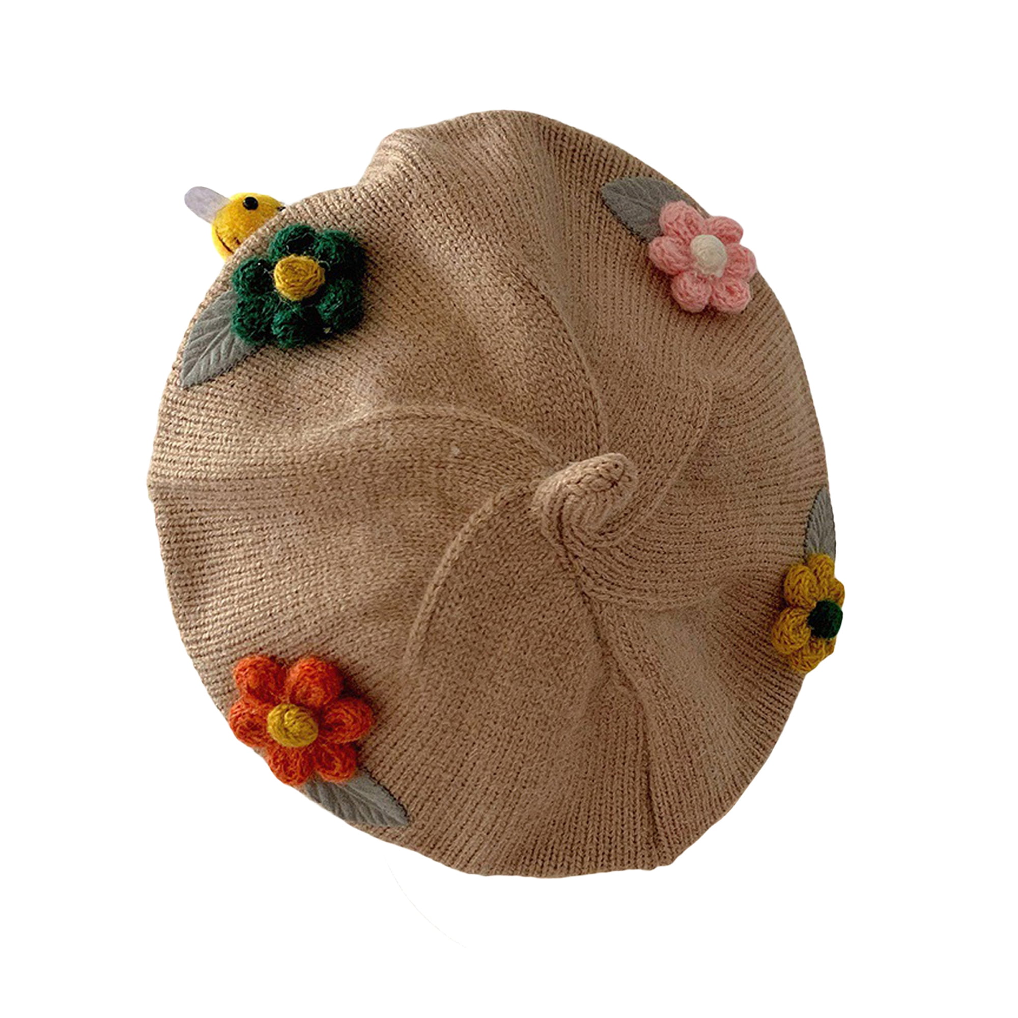 Inevnen Little Girl Beret Hats French Style Warm Artist Hats Classic ...