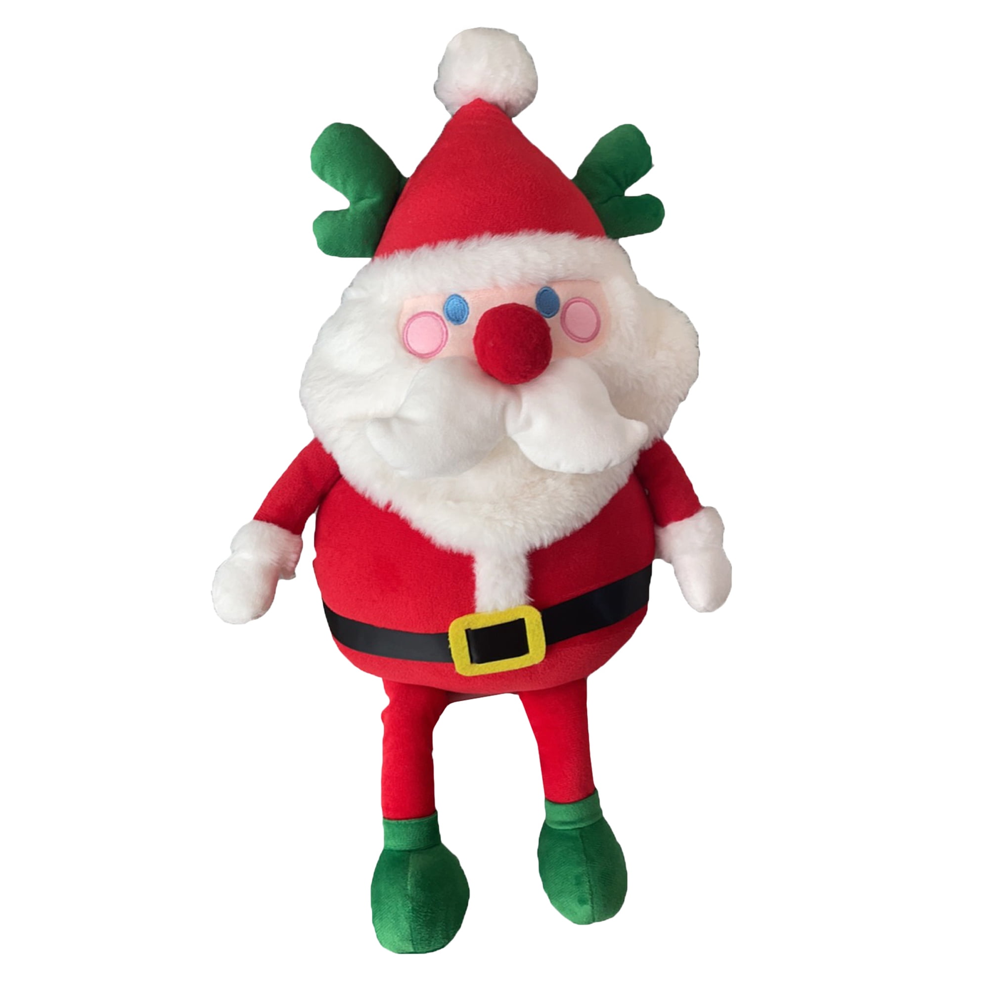 Inevnen Plush Antlers Santa Claus Soft Stuffed Toy Cute Doll Throw ...