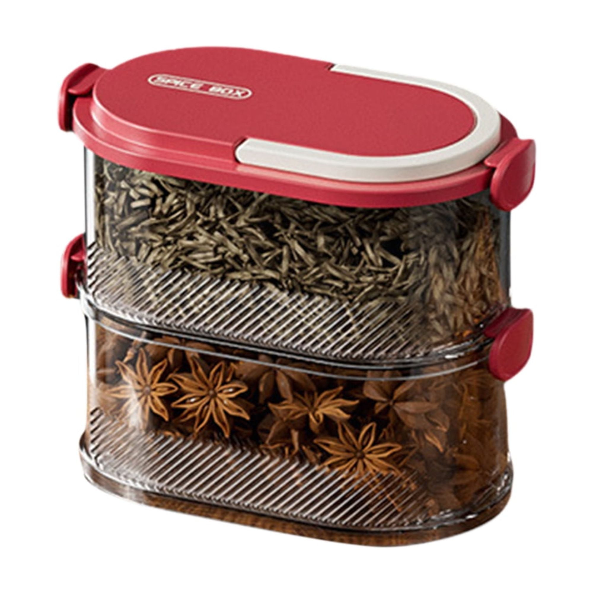 Inevnen Spice Condiments Containers with Lid Food Storage Containers ...