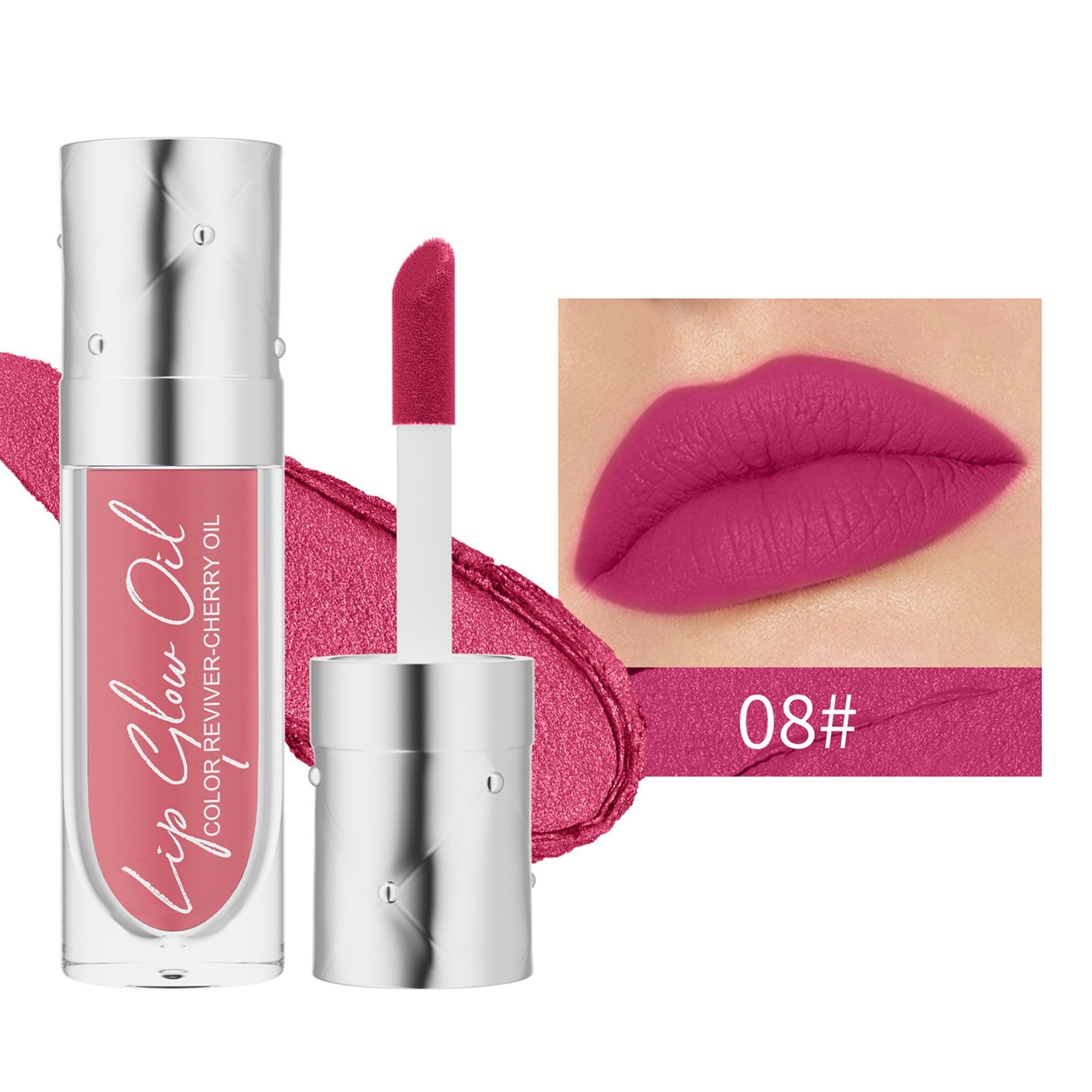 Inevnen Waterproof Lip Gloss Oil Long Lasting Matte Glossy Liquid ...