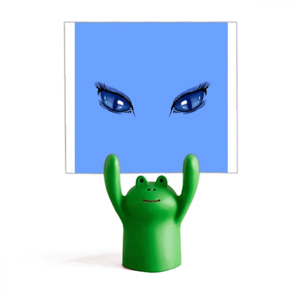 Inexorability Grimness Eyes Memo Holder Cartoon Animal Frog Stand ...