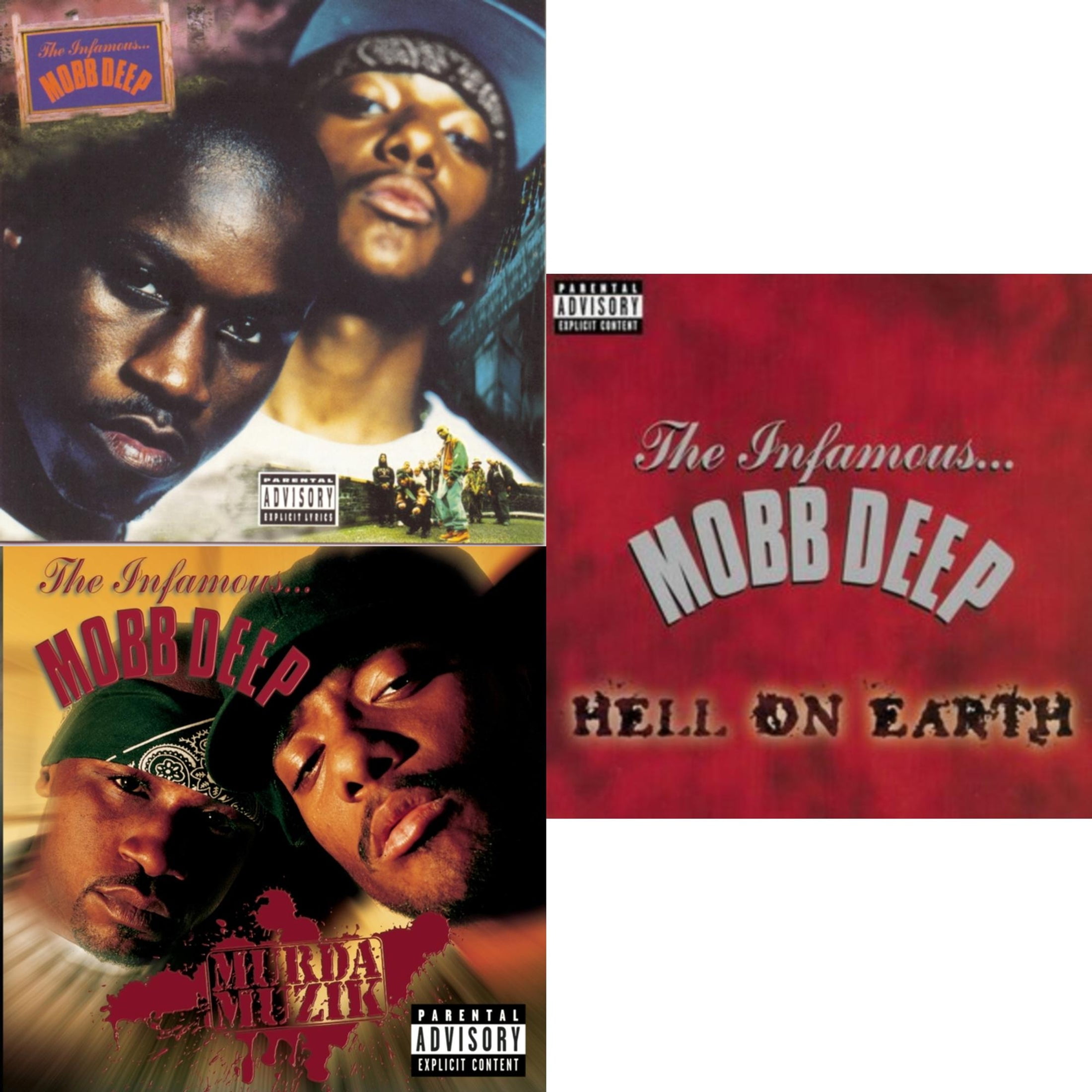 Murda Muzik & Infamous & Hell On Earth [CD Bundle] - Walmart.com