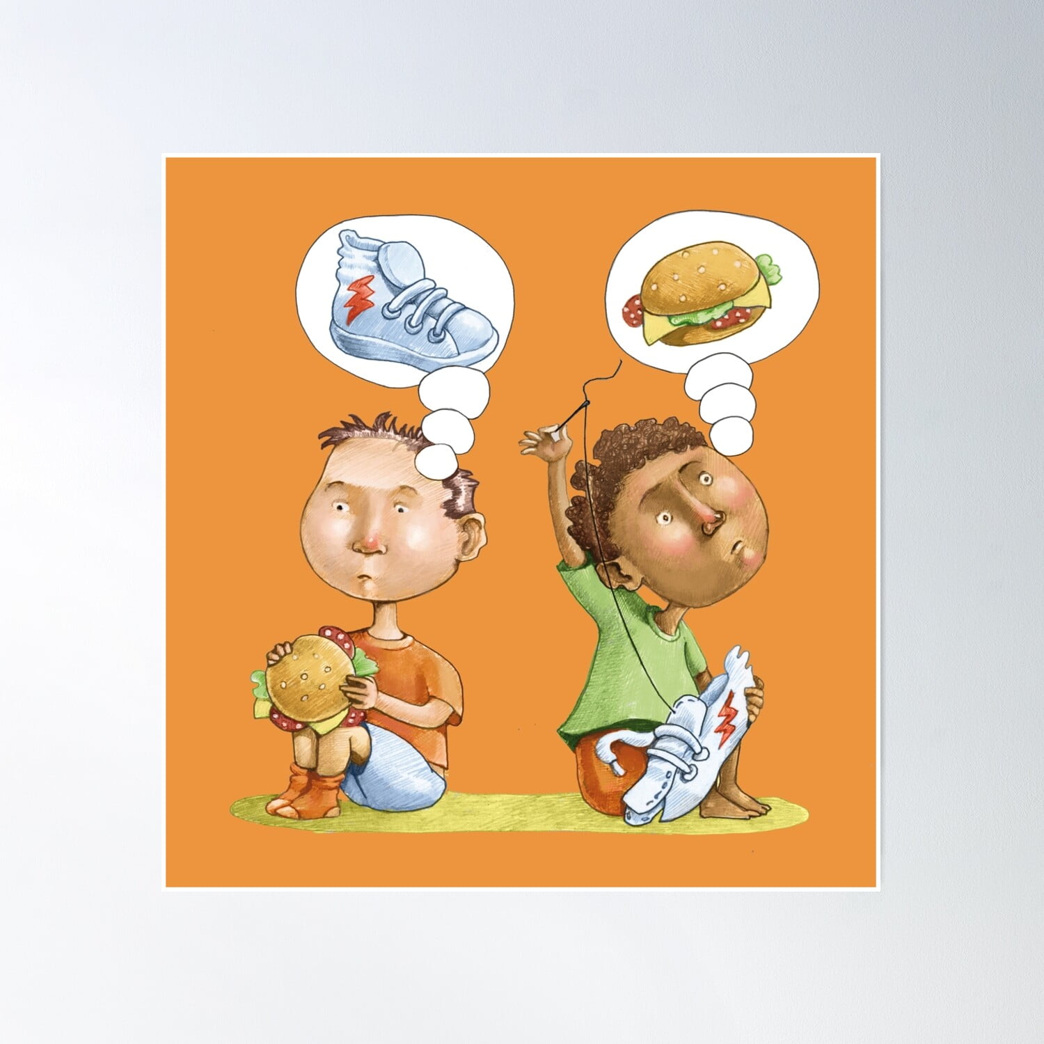 Infancy Betrayed Anywhere Poster Wall Art, Modern Wall Decor, 24x24 ...