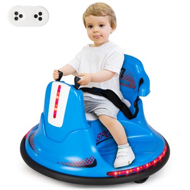Infans 12V Vehicle 360° Spin Race Toy Kids Ride On Bumper Car w/ Remote ...