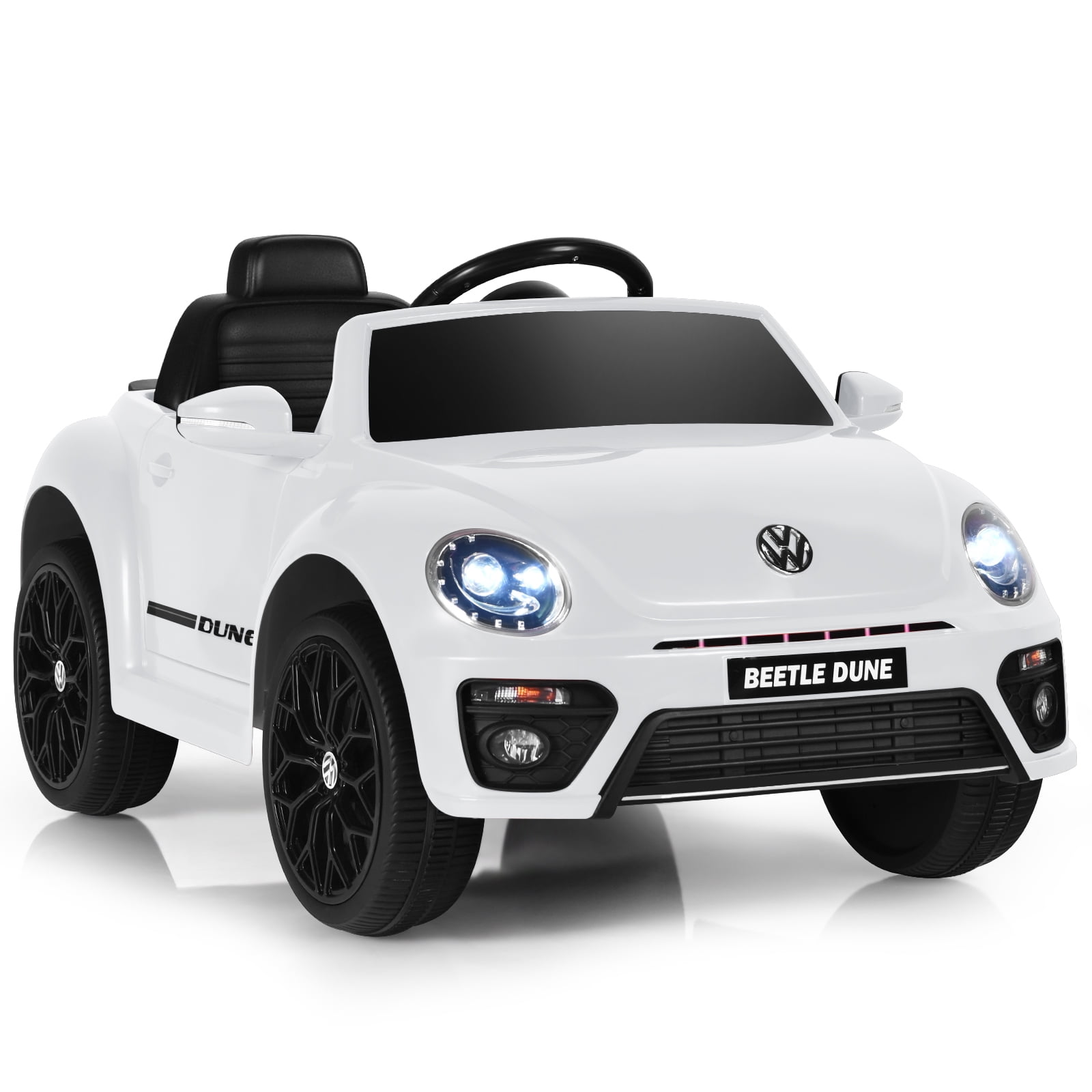 Infans Electric VW Toy, 12V Licensed Volkswagen Beetle for Kids with ...