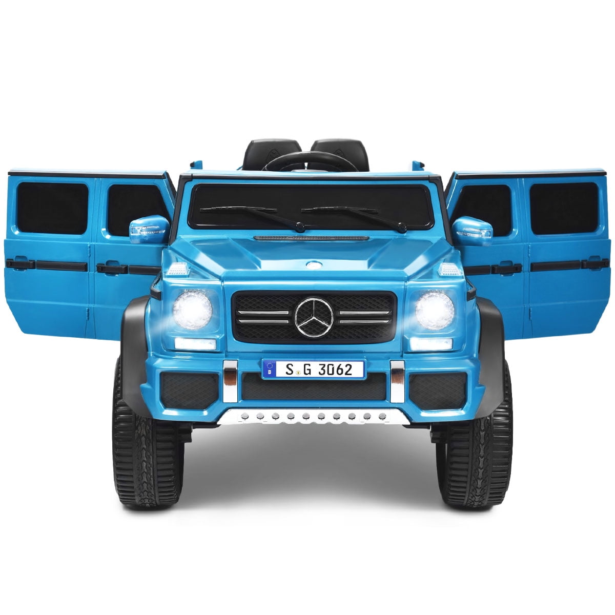 Infans Licensed 12V Mercedes-Benz Kids Ride On Car, RC Motorized ...