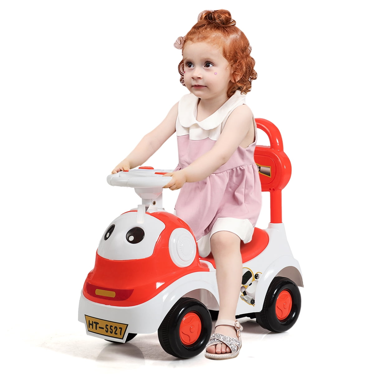 Infans 3-in-1 Baby Walker Sliding Car Pushing Cart Toddler Ride On Toy ...