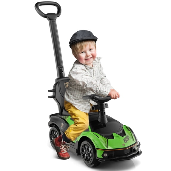 Infans Licensed Lamborghini 3-in-1 Toddler Walking Toy, Ride on Push ...