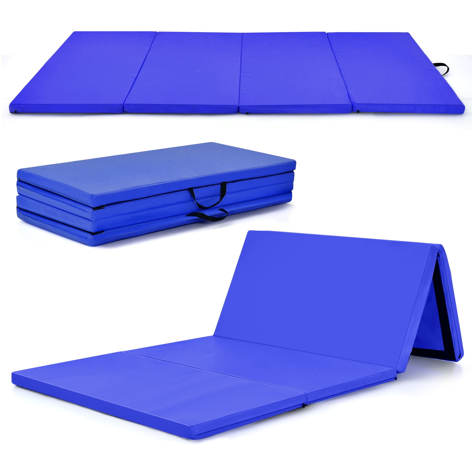 Infans 4'x8'x2" Gymnastics Mat Thick Folding Panel Aerobics Exercise ...