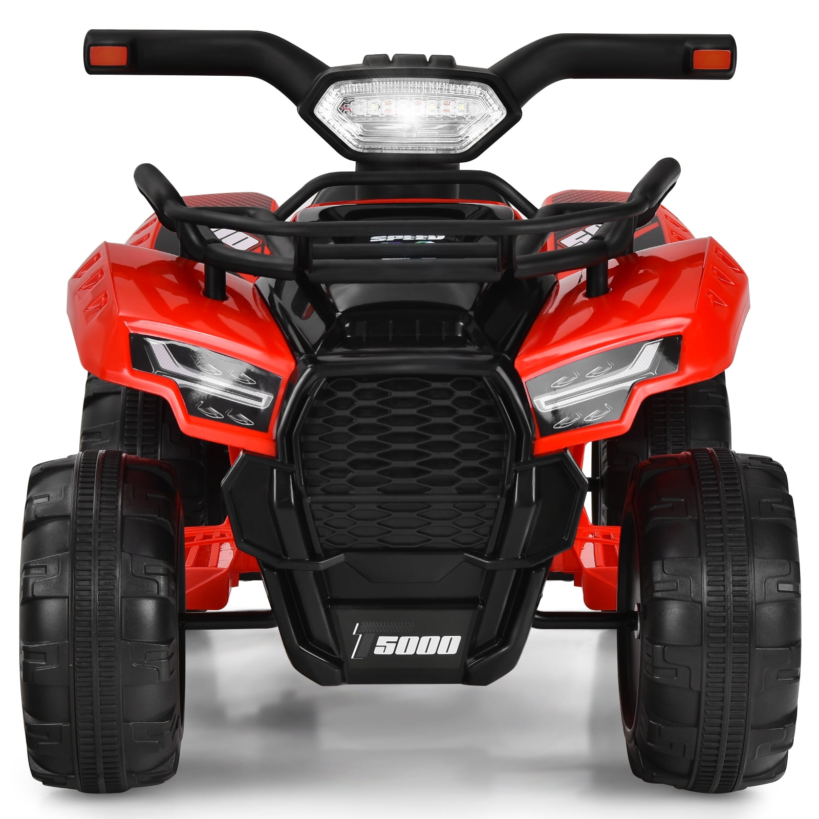 Infans 6V Battery Powered Kids ATV Quad, Motorized Ride On Four Wheeler ...