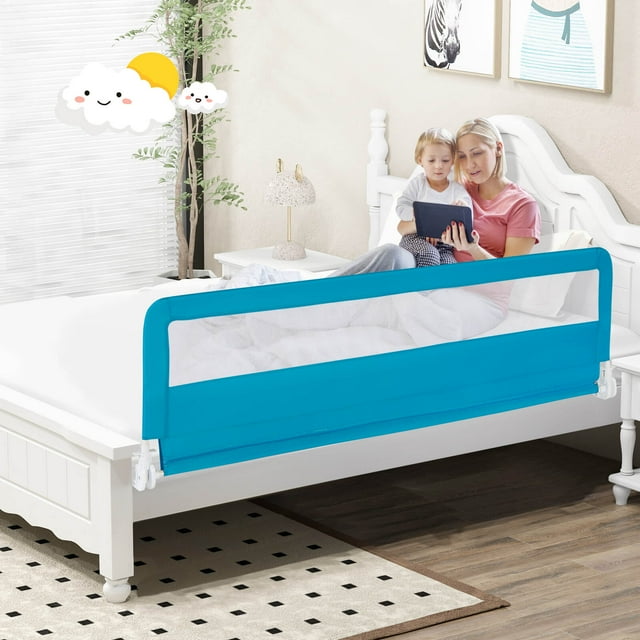 Infans Portable Child Mesh Long Bed Rail Guard, Travel Railing for Kids ...
