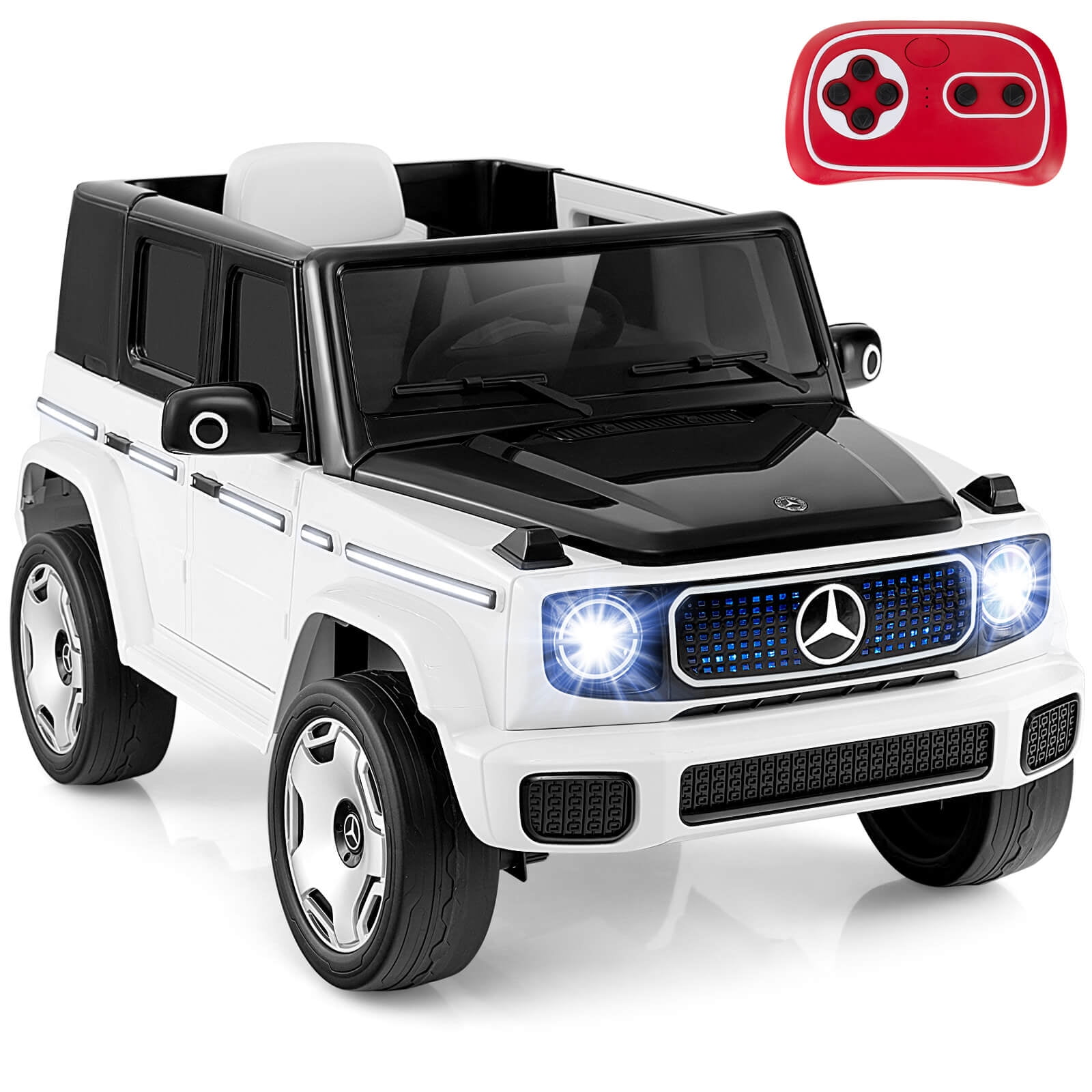 Infans Licensed Mercedes-Benz EQG Kids Ride On Car w/ Remote Control ...