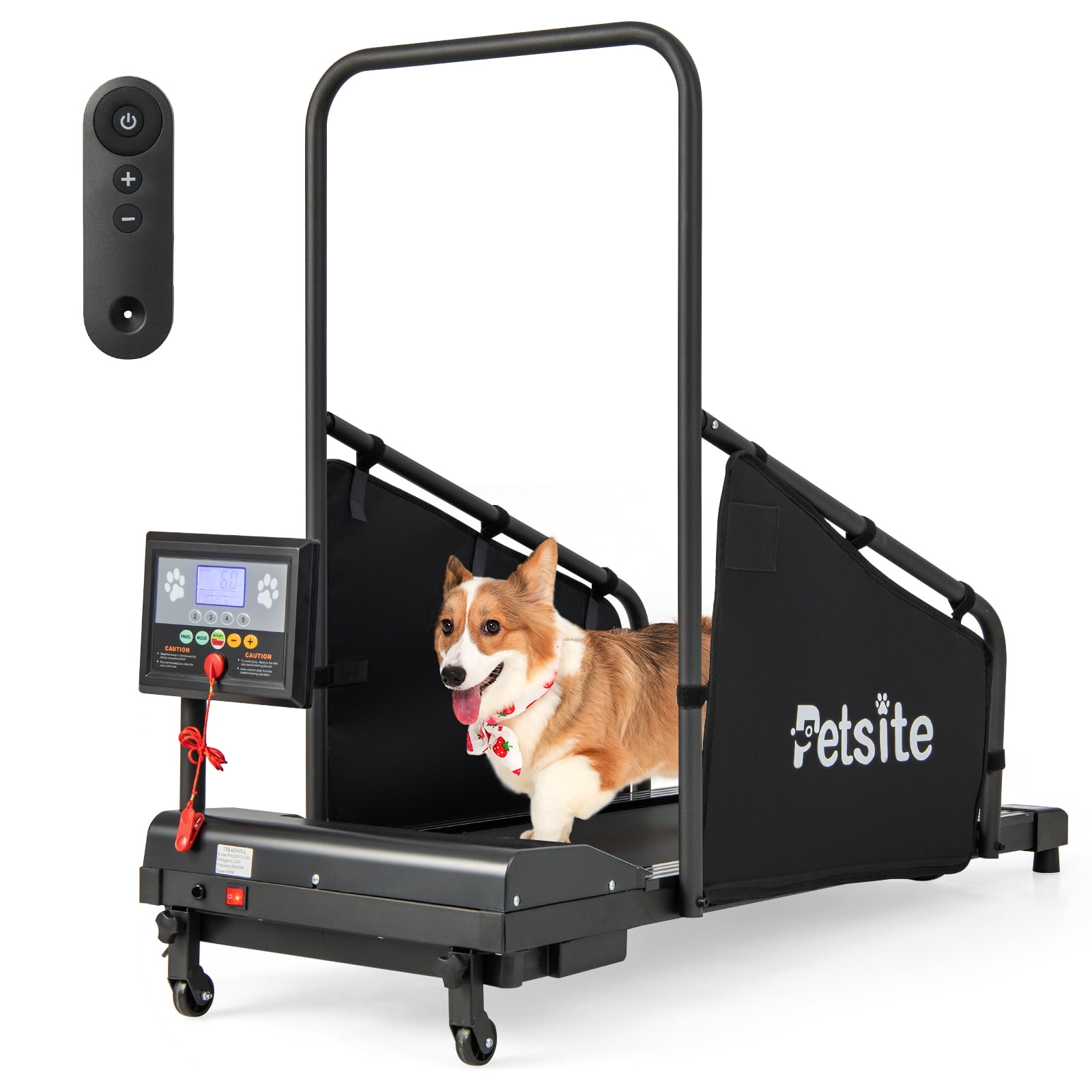 Infans Doggy Walking Pet Treadmill for Indoor Exercise, Includes Remote ...