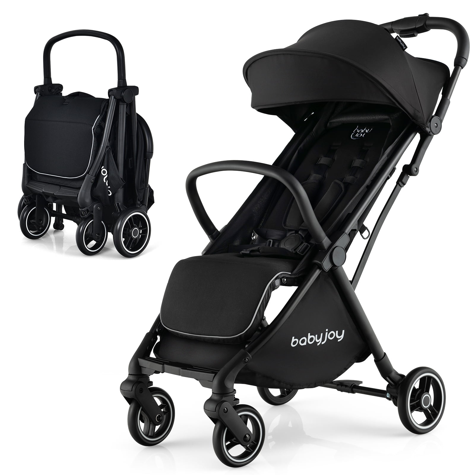 Infans Lightweight Stroller, Aluminum Frame, Adjustable Backrest ...